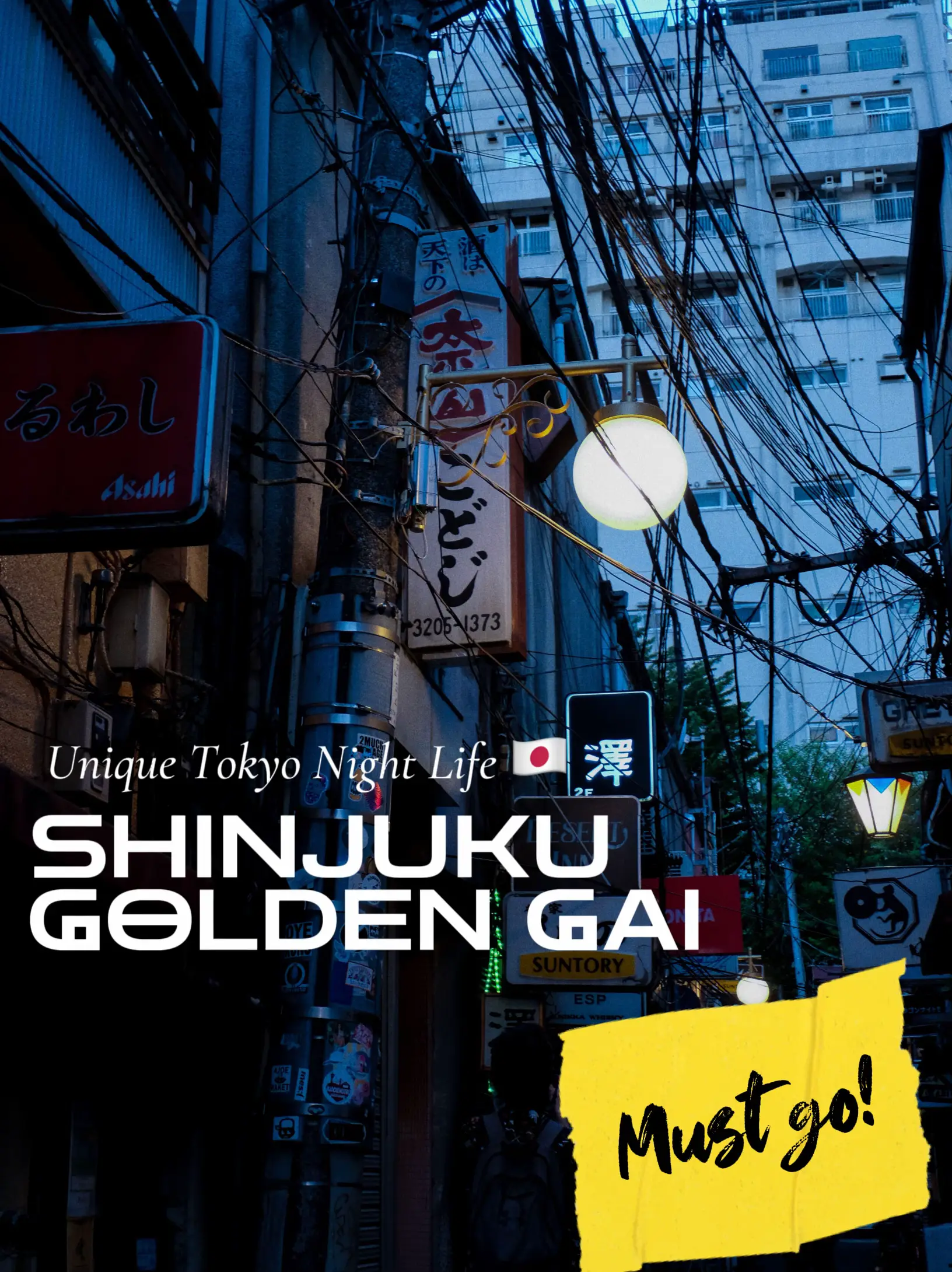 SHINJUKU GOLDEN GAI 🍻 Must visit! 🇯🇵 | Galeri disiarkan oleh Pam | Lemon8