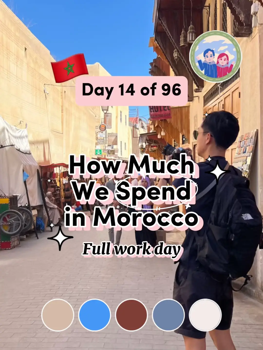 Day 14 of 96 How much we spend in Fez Morocco | Video published by shrugmyshoulder | Lemon8