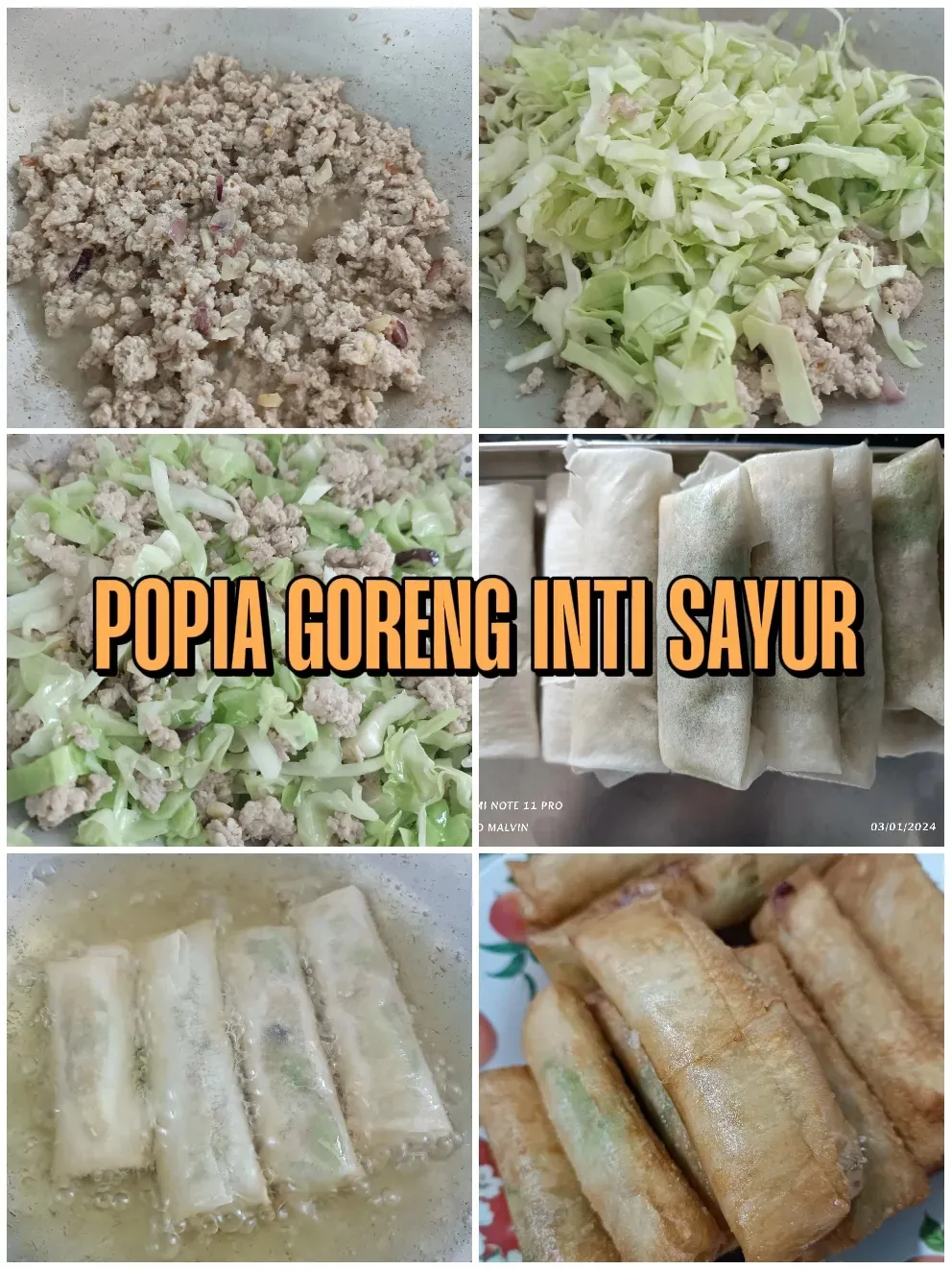 POPIA GORENG INTI SAYUR | Galeri disiarkan oleh Anno Malvin | Lemon8