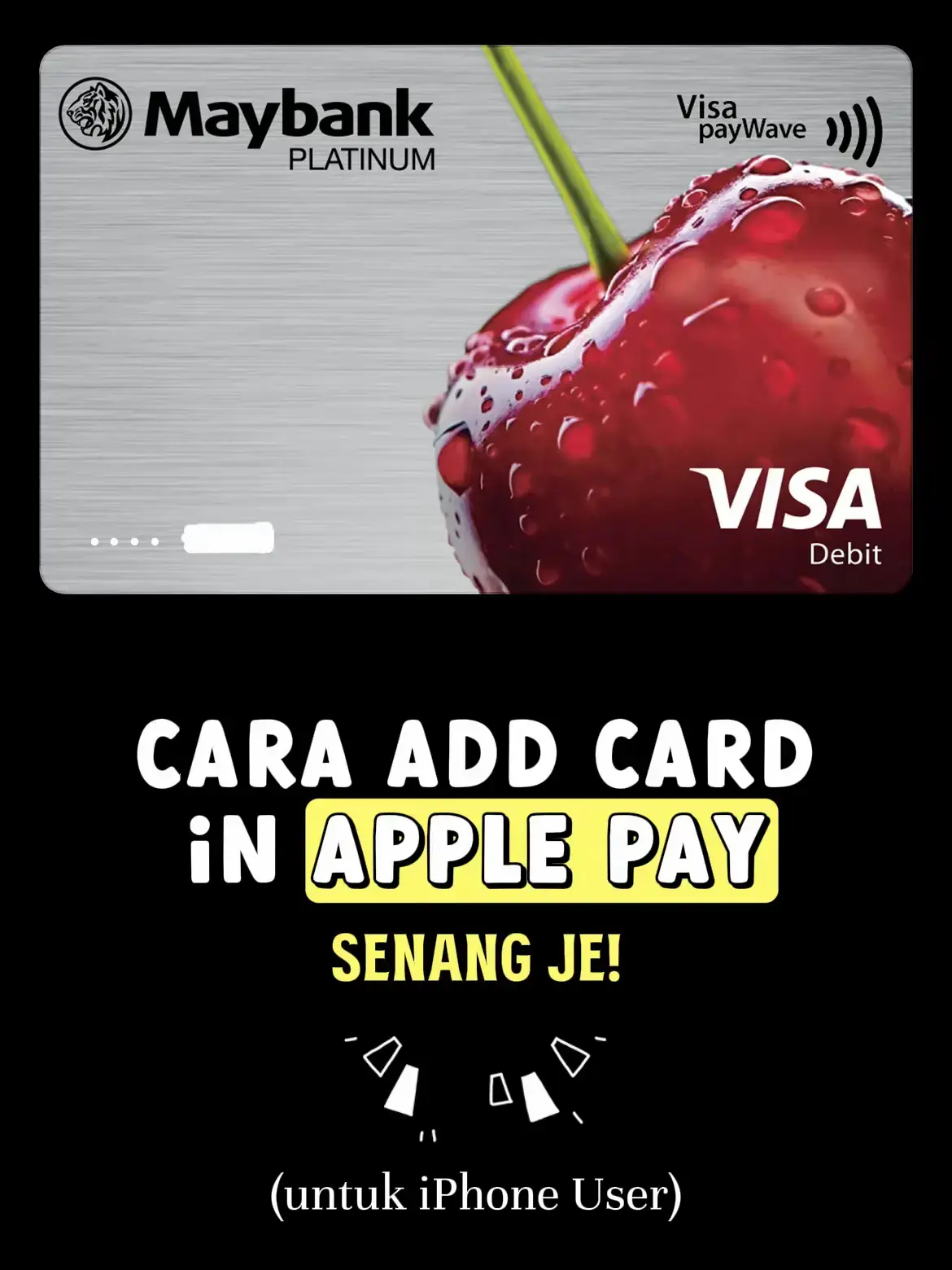 Maybank Visa Debit Card - Carian Lemon8
