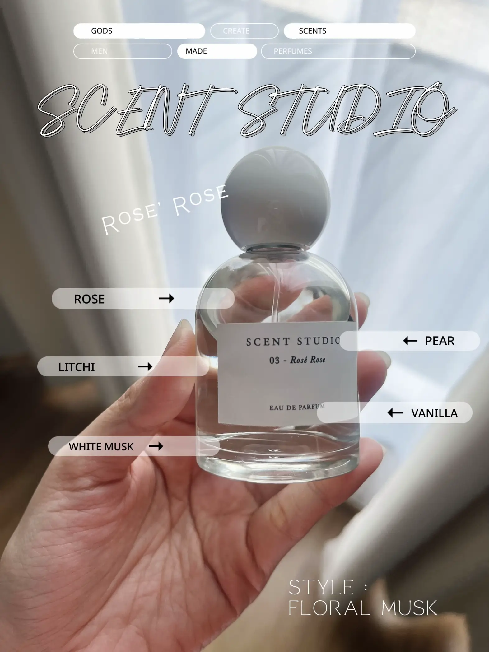 น้ำหอม SCENT STUDIO | แกลเลอรีที่โพสต์โดย NARESNES | Lemon8