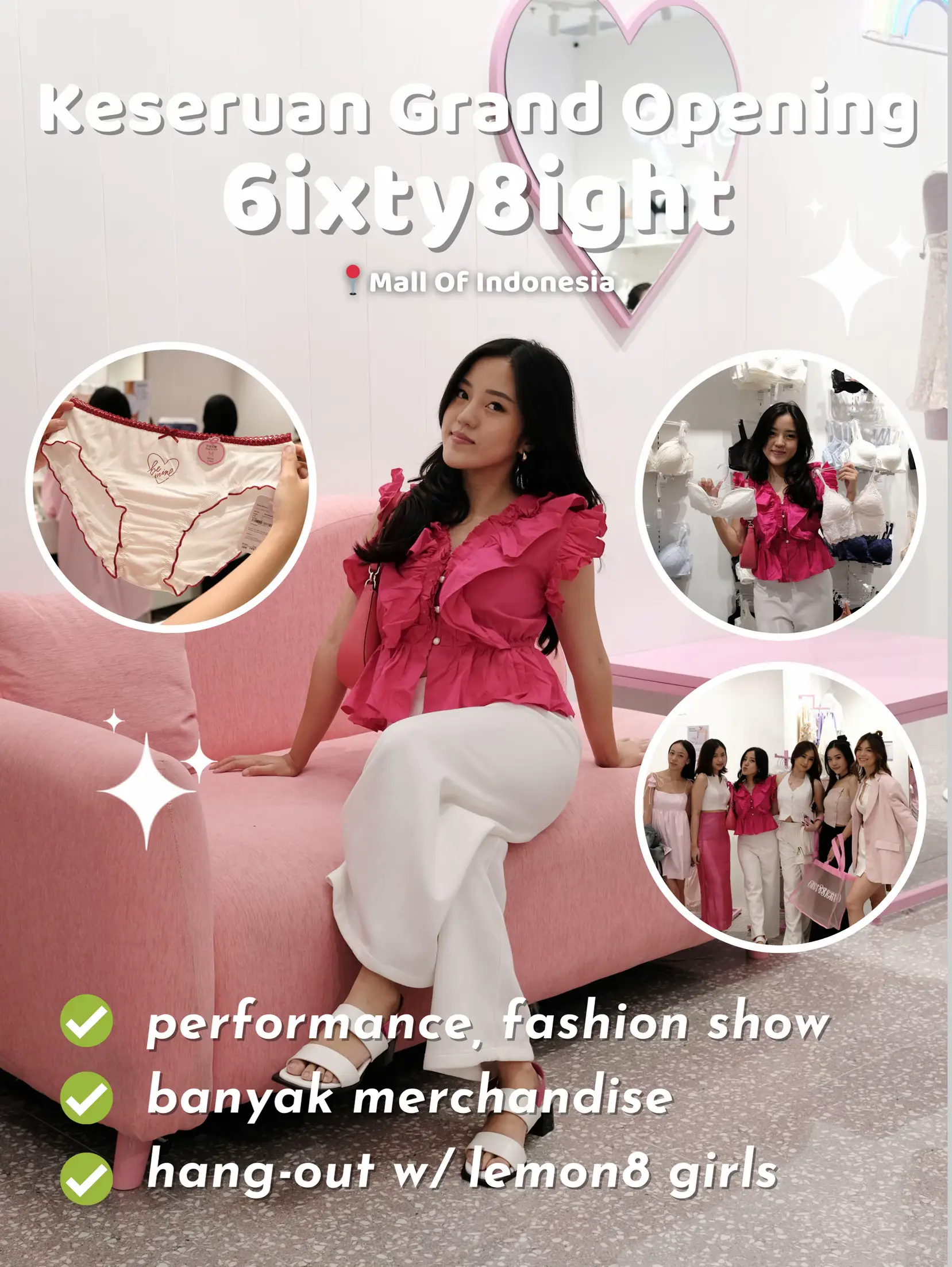Keseruan Grand Opening 6ixty8ight! 💖 | Galeri diposting oleh Karen Thalia | Lemon8