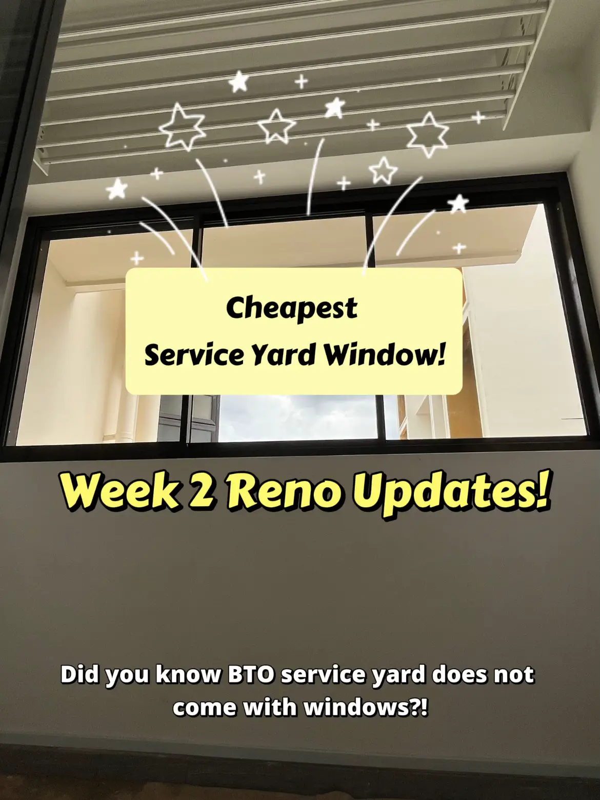Cheapest BTO service yard window installation! | Video published by ...