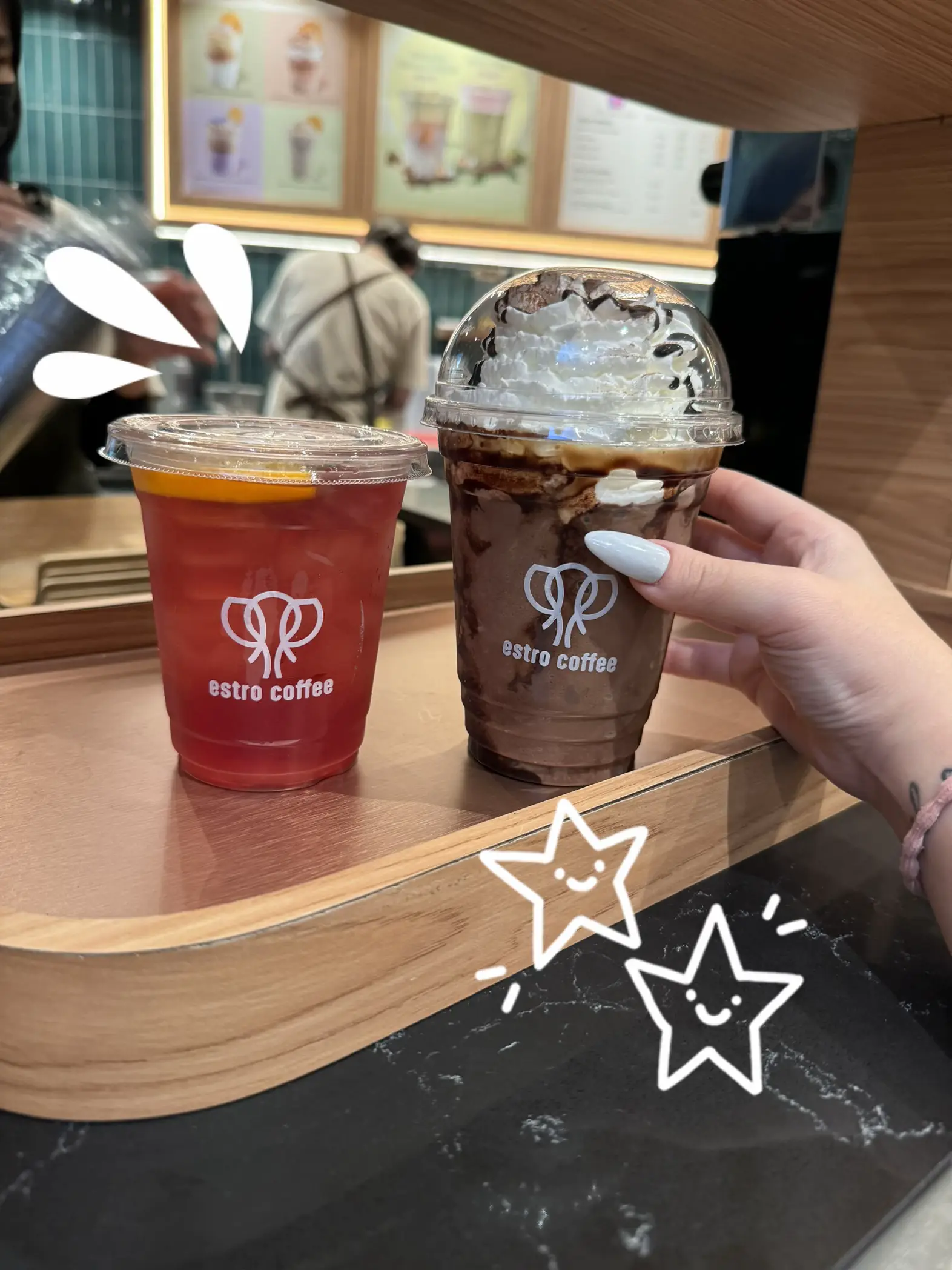 Estro Coffee; very aesthetic looking | Gallery posted by ≽^•⩊•^≼ | Lemon8