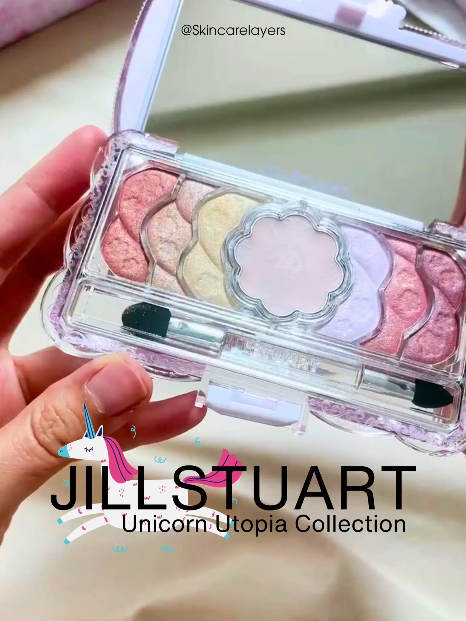 Jill Stuart เซตยูนิคอร์น 🦄🦄🦄 น่ารักละลายใจ | วิดีโอที่เผยแพร่โดย SkincareLayers | Lemon8