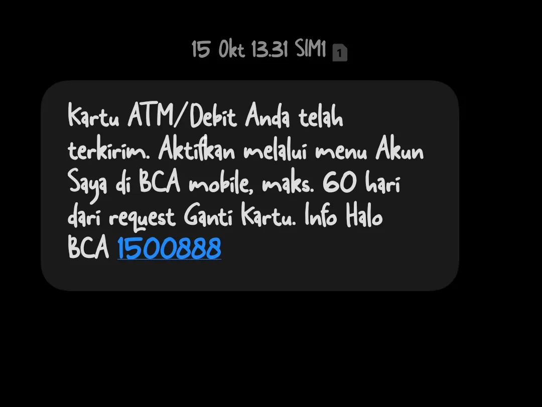Cara mudah ganti kartu ATM BCA cukup di rumah saja | Galeri diposting oleh mamaatthar | Lemon8