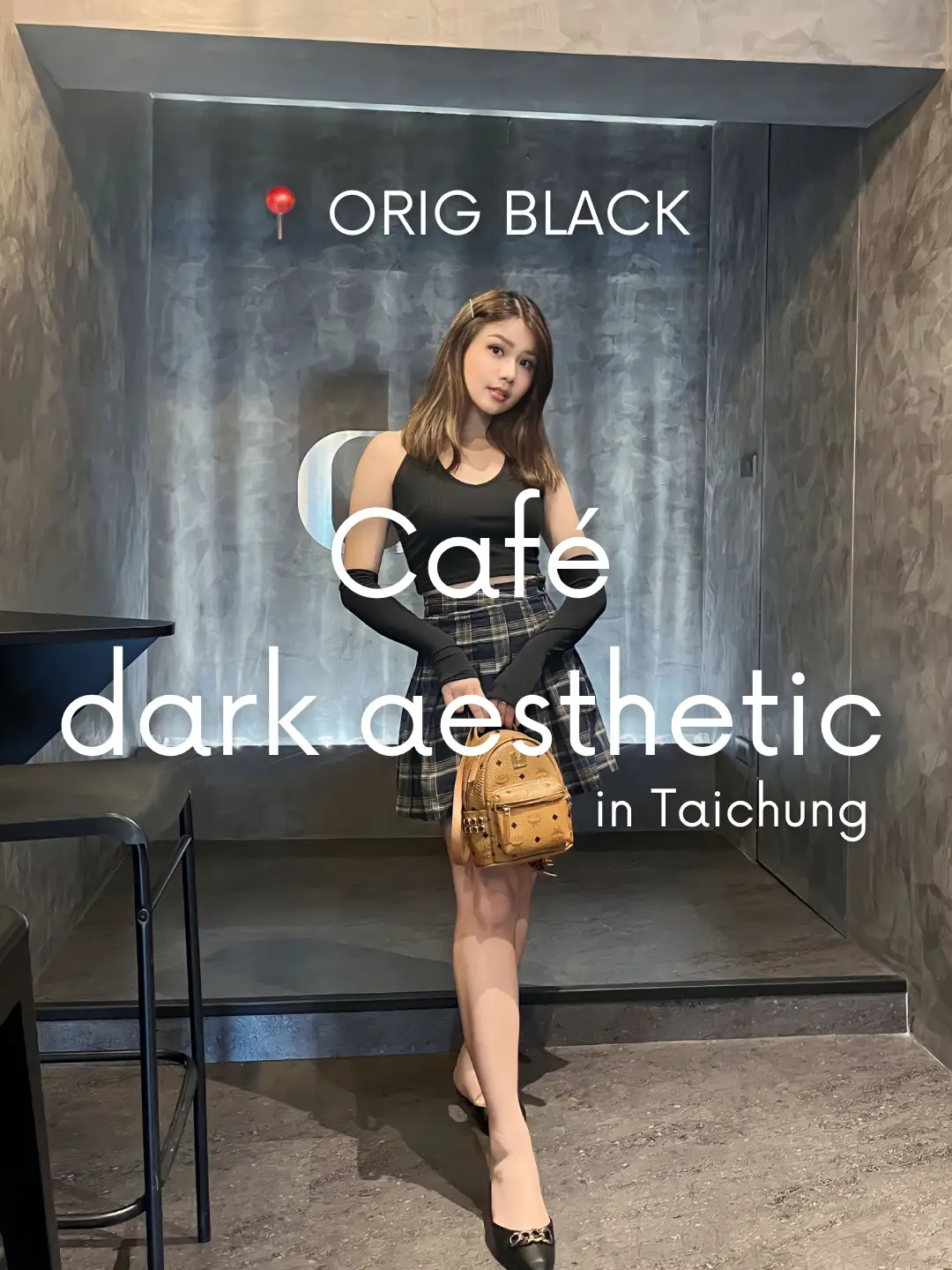CAFÉ DARK AESTHETIC DI TAICHUNG, TAIWAN🖤☕️🍽️ | Gallery posted by Winny | Lemon8