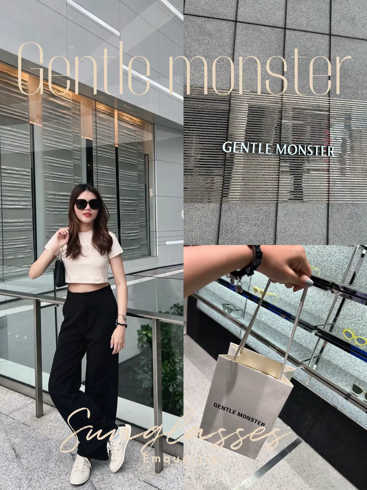 รีวิวแว่นกันแดด Gentle Monster รุ่น Her01🕶️ | แกลเลอรีที่โพสต์โดย ...