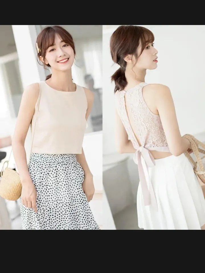 💋Short crop top with a chic back cut | Gallery posted by Tips ...🍃🍃 ...