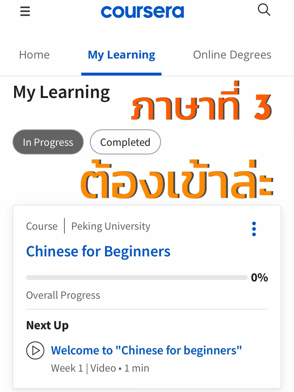 เรียนฟรีได้ใบเซอร์ 2567 Coursera - การค้นหาใน Lemon8