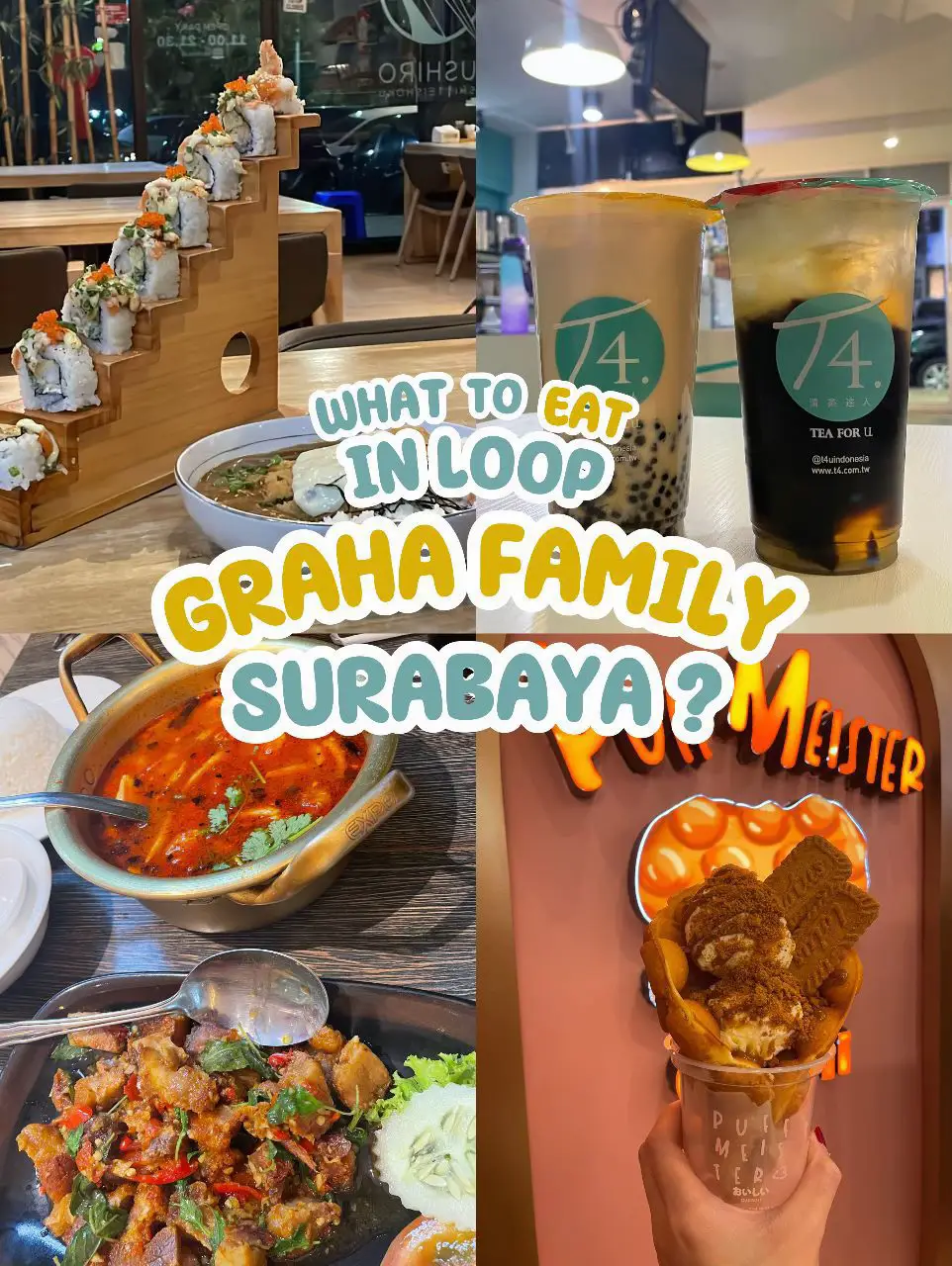 WHAT TO EAT IN LOOP SURABAYA? | แกลเลอรีที่โพสต์โดย Jean Rebeka | Lemon8