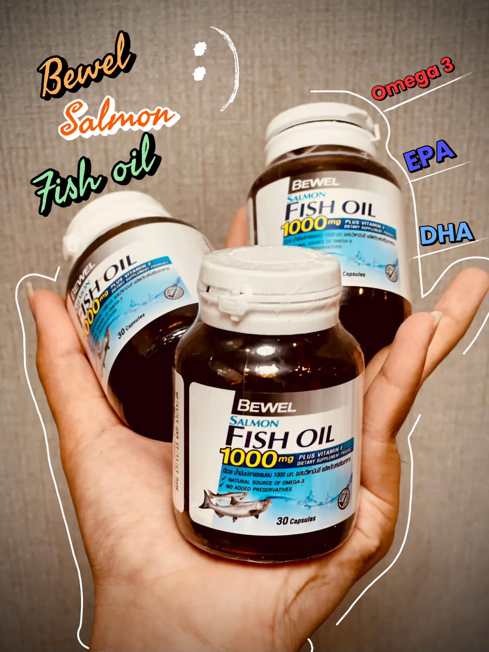 Bewel salmon fish oil | แกลเลอรีที่โพสต์โดย TC Sharing | Lemon8