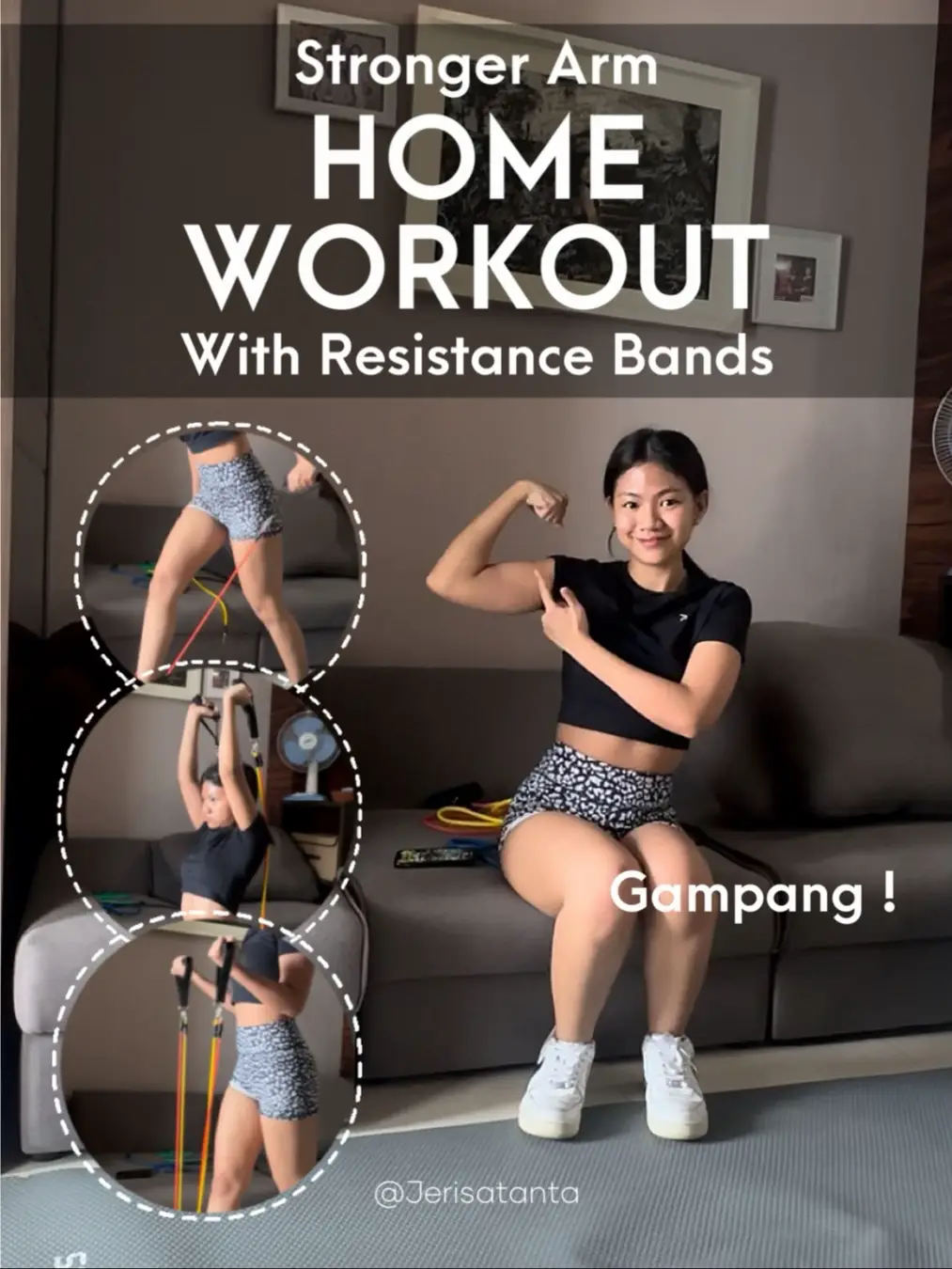 Stronger Arm Home Workout w Resistance Band | Video dipublikasikan oleh ...