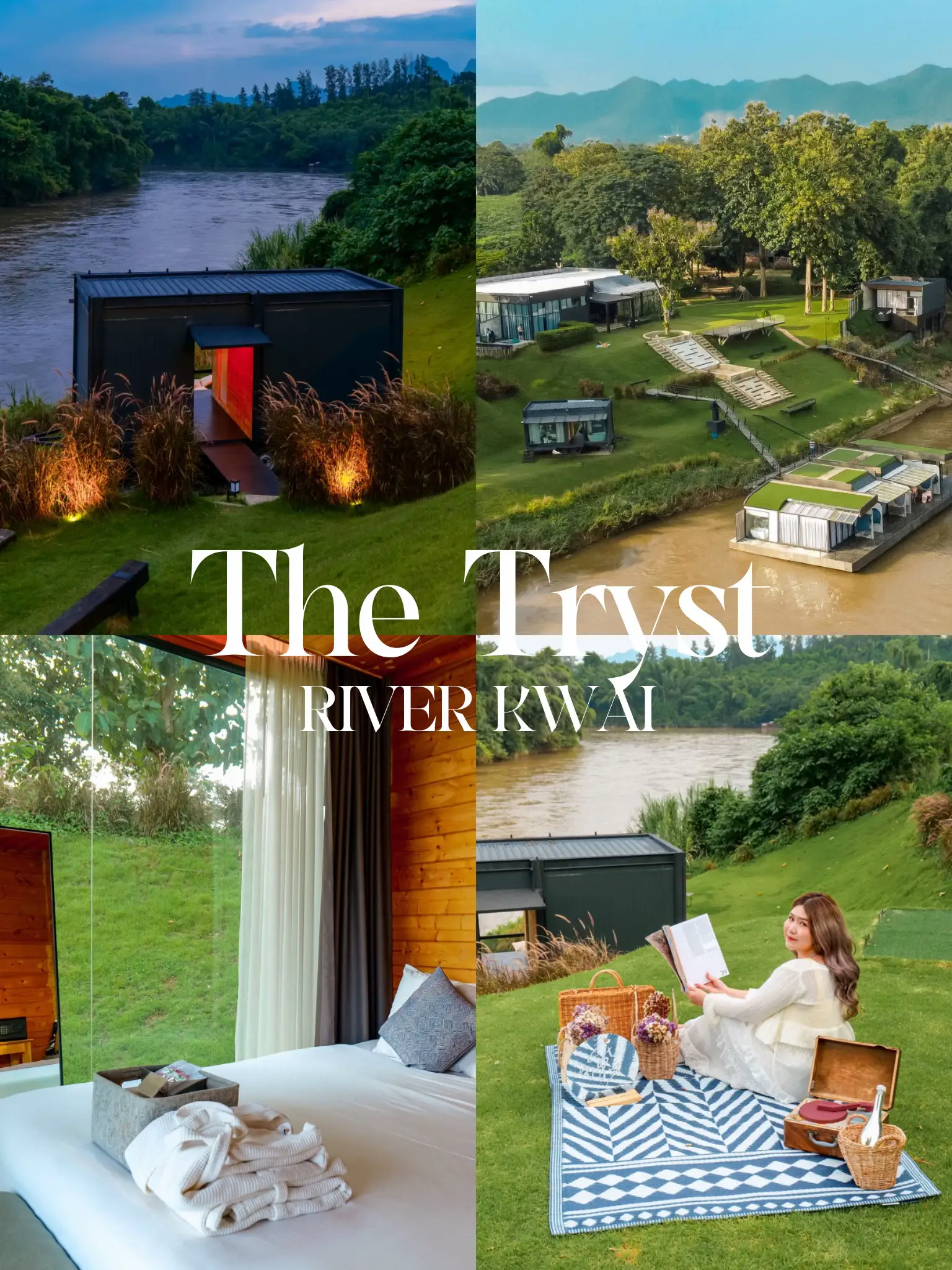 🌿 รีสอร์ทติดริมแม่น้ำแควน้อย กาญจนบุรีที่ The Tryst River Kwai | แกลเลอรีที่โพสต์โดย Fernfunny ...