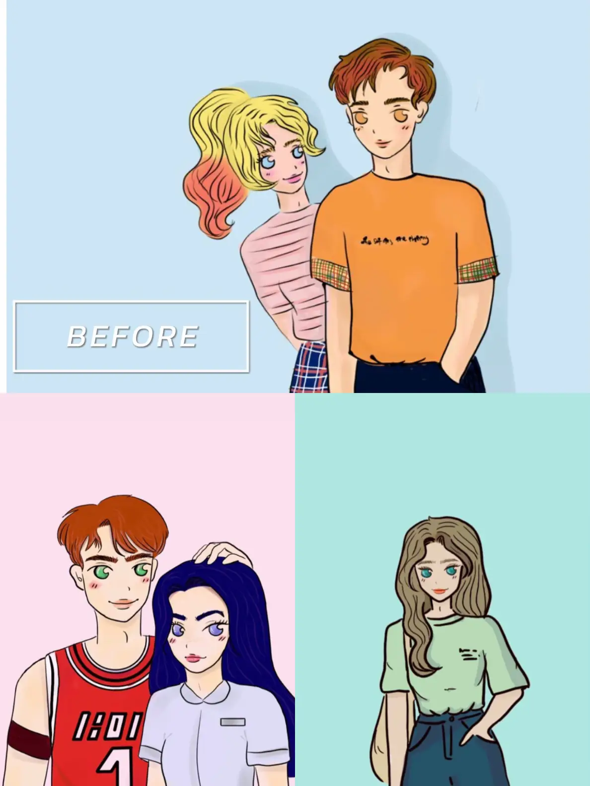 My Digital Art Journey : Before vs. After 🎨👩‍🎨 | แกลเลอรีที่โพสต์โดย ...