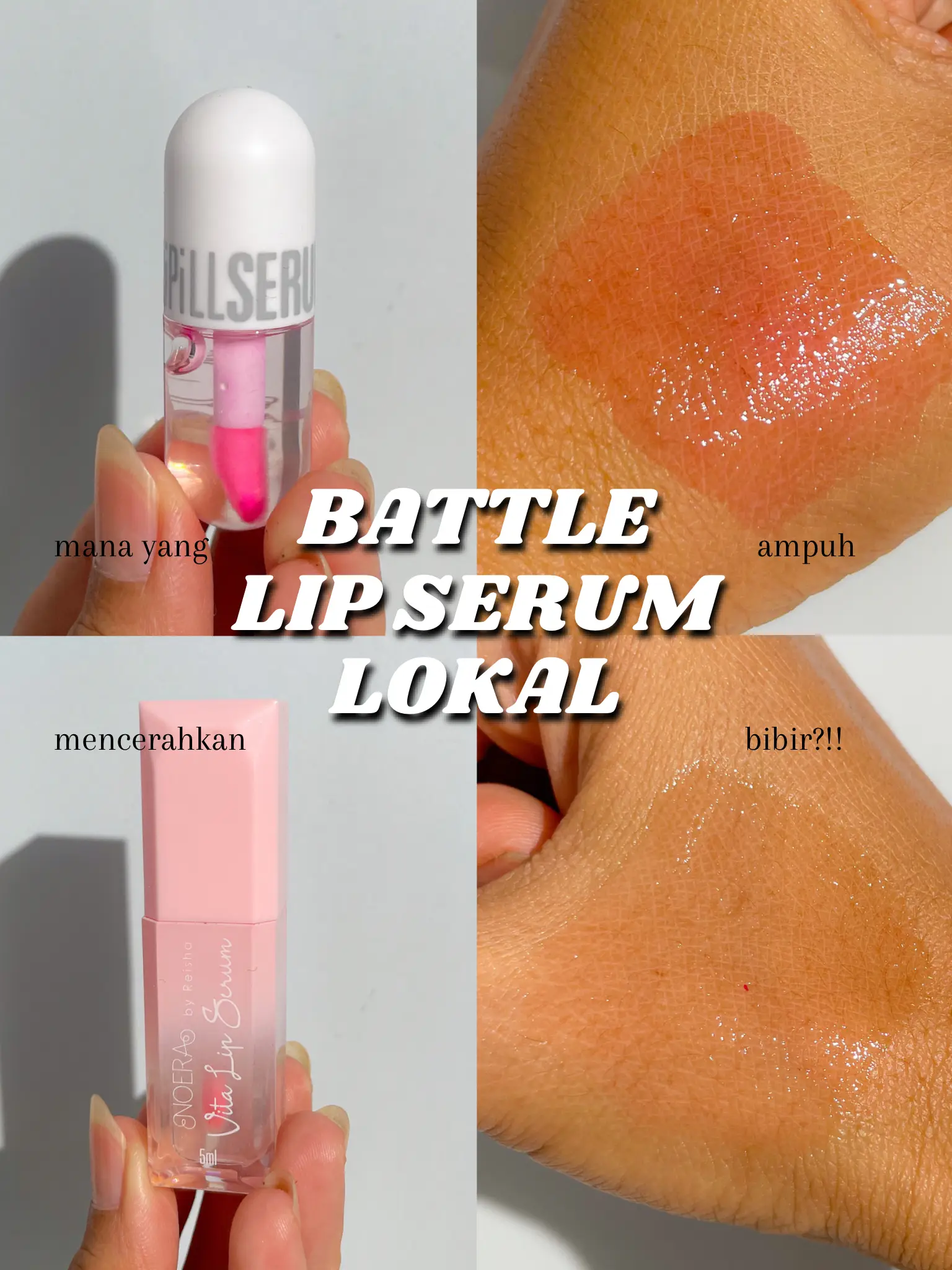 BATTLE LIP SERUM LOKAL!!! | Galeri diposting oleh Mia Wibisono | Lemon8