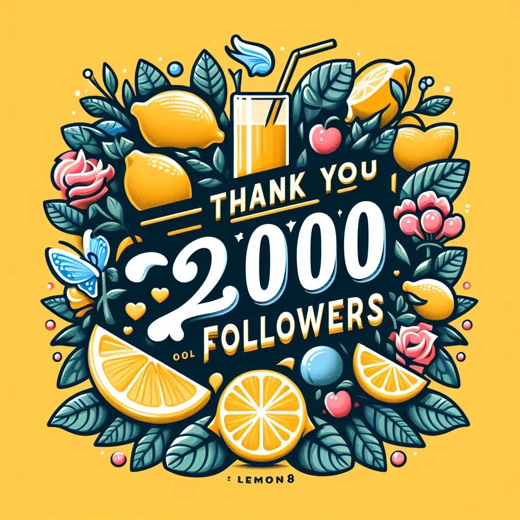 ขอขอบคุณ ผู้ติดตาม 2,000+ | แกลเลอรีที่โพสต์โดย English A1 | Lemon8