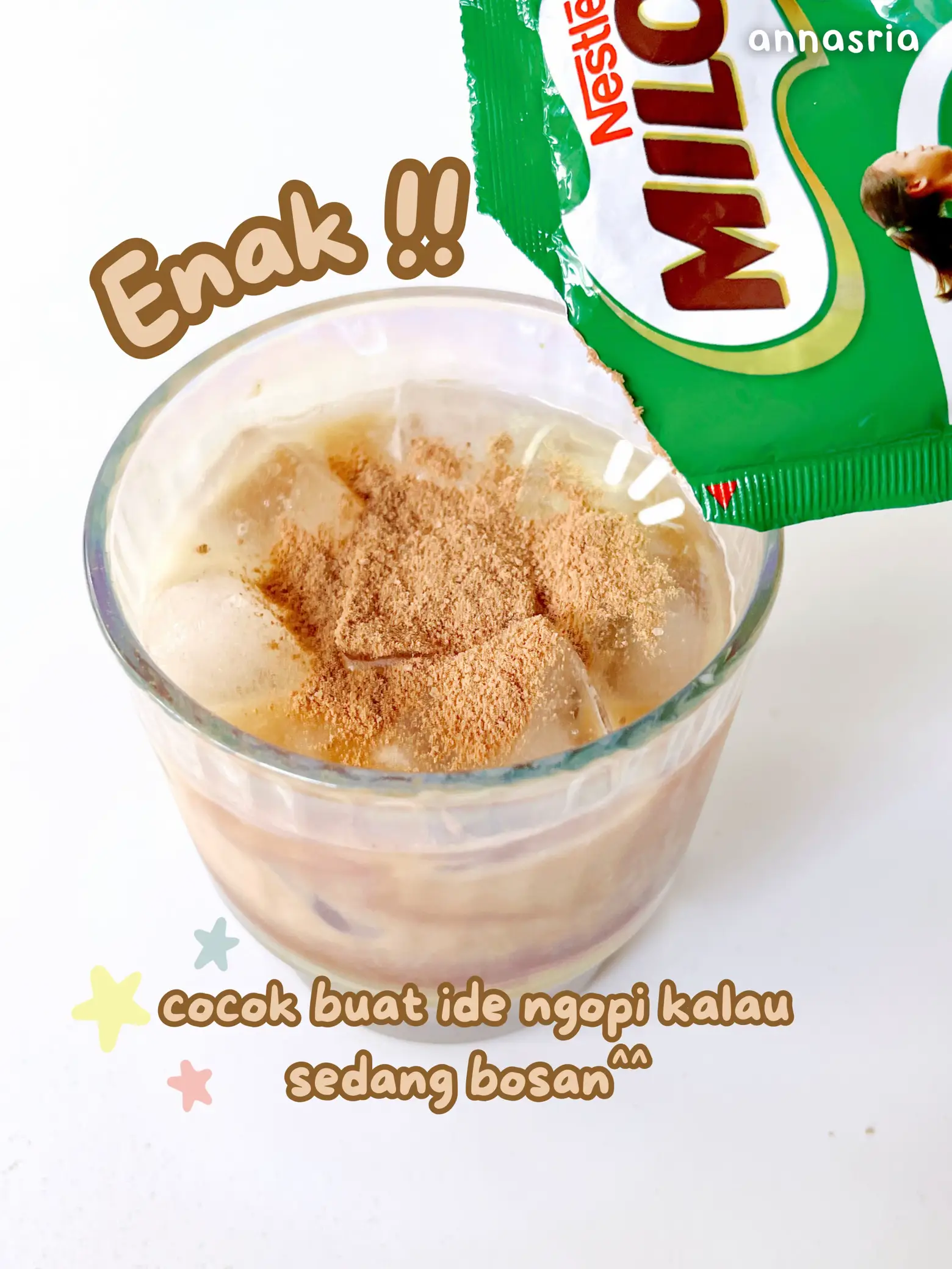 BIKIN MINUMAN ENAK PAKAI MILO YUK! SIMPEL BANGET😍 | Galeri diposting ...