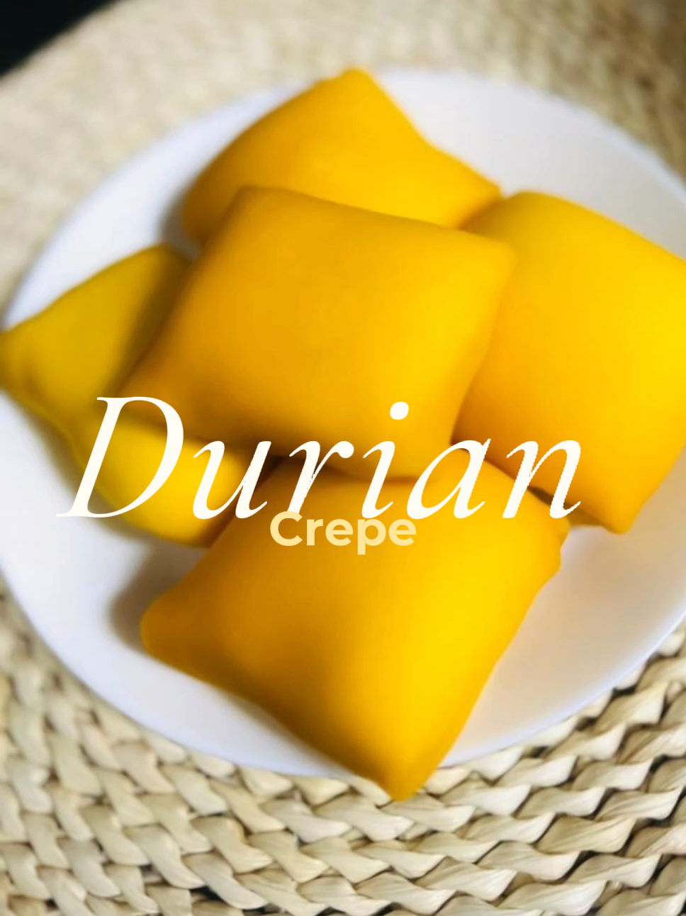 Resepi Durian Crepe Anti Gagal | Video diterbitkan oleh Butter Sugar ...
