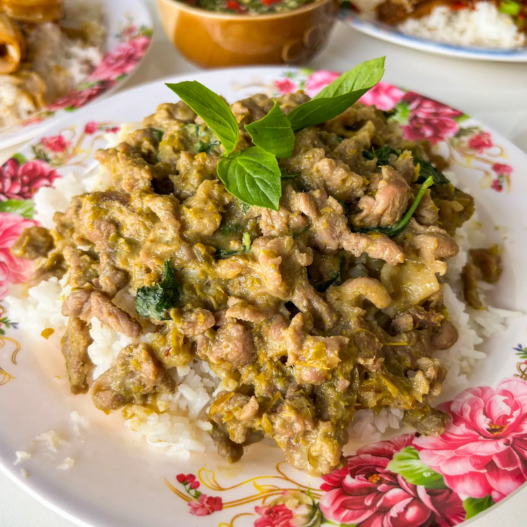 At the cover!! Both rice and really overflowing the plate (price in the ...