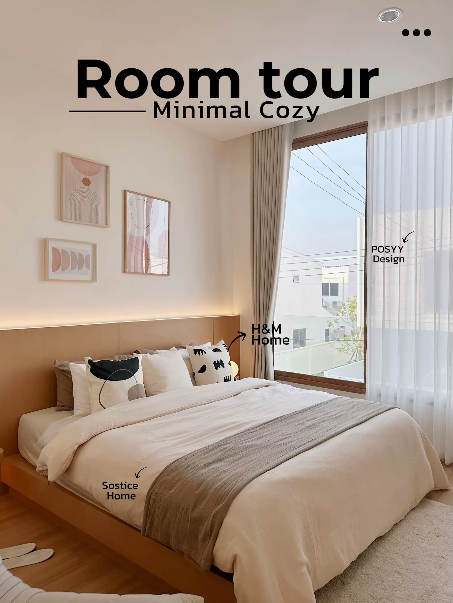 Room Tour! แต่งห้องสไตล์ Mininal Cozy สวยฉ่ำมากกก 💖 | แกลเลอรีที่โพสต์ ...