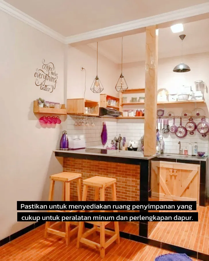 Dapur Minimalis Mini Bar Kecil - Pencarian Lemon8