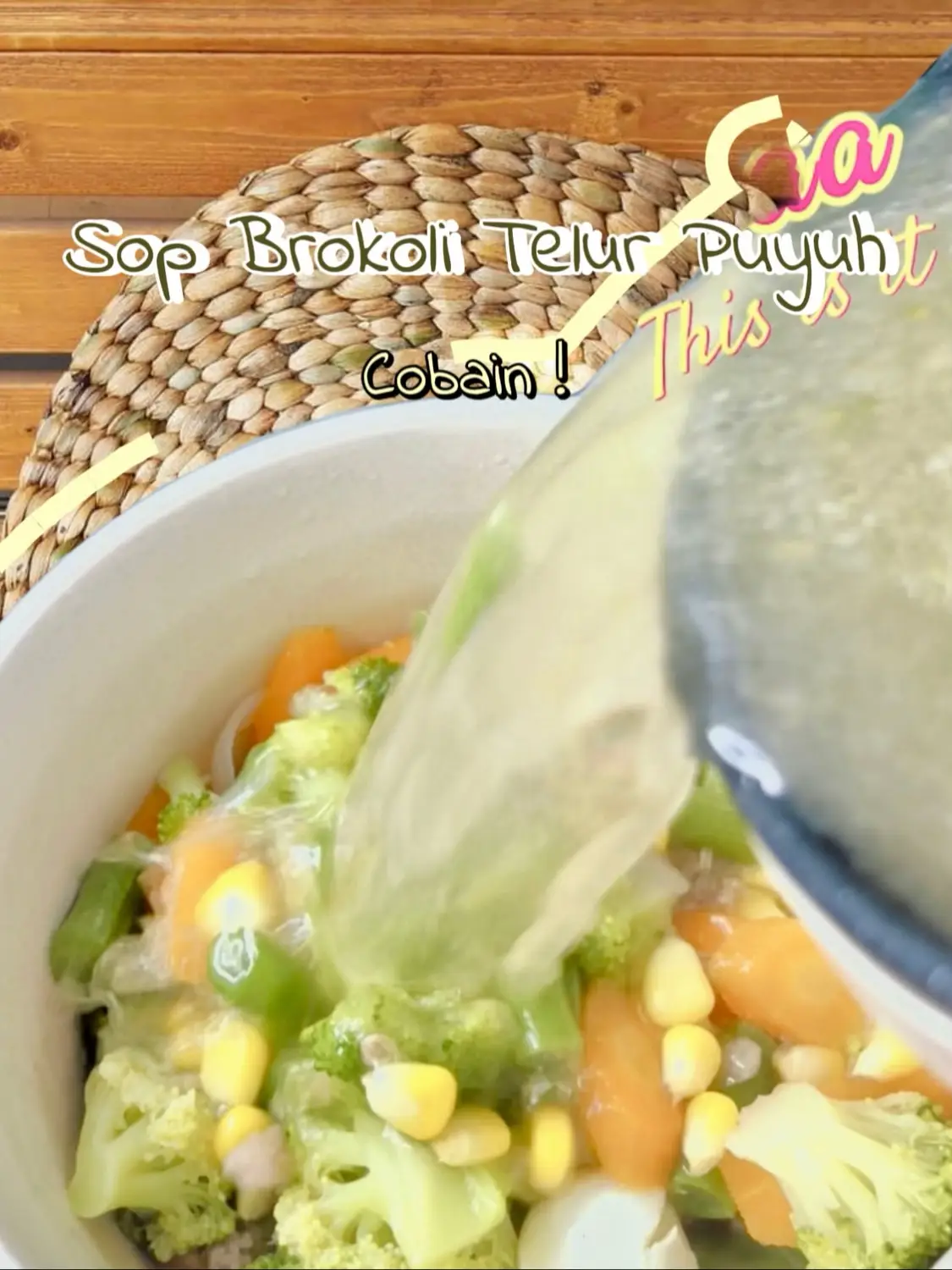 Sop Brokoli Telur Puyuh | Video dipublikasikan oleh Sandra Devi | Lemon8
