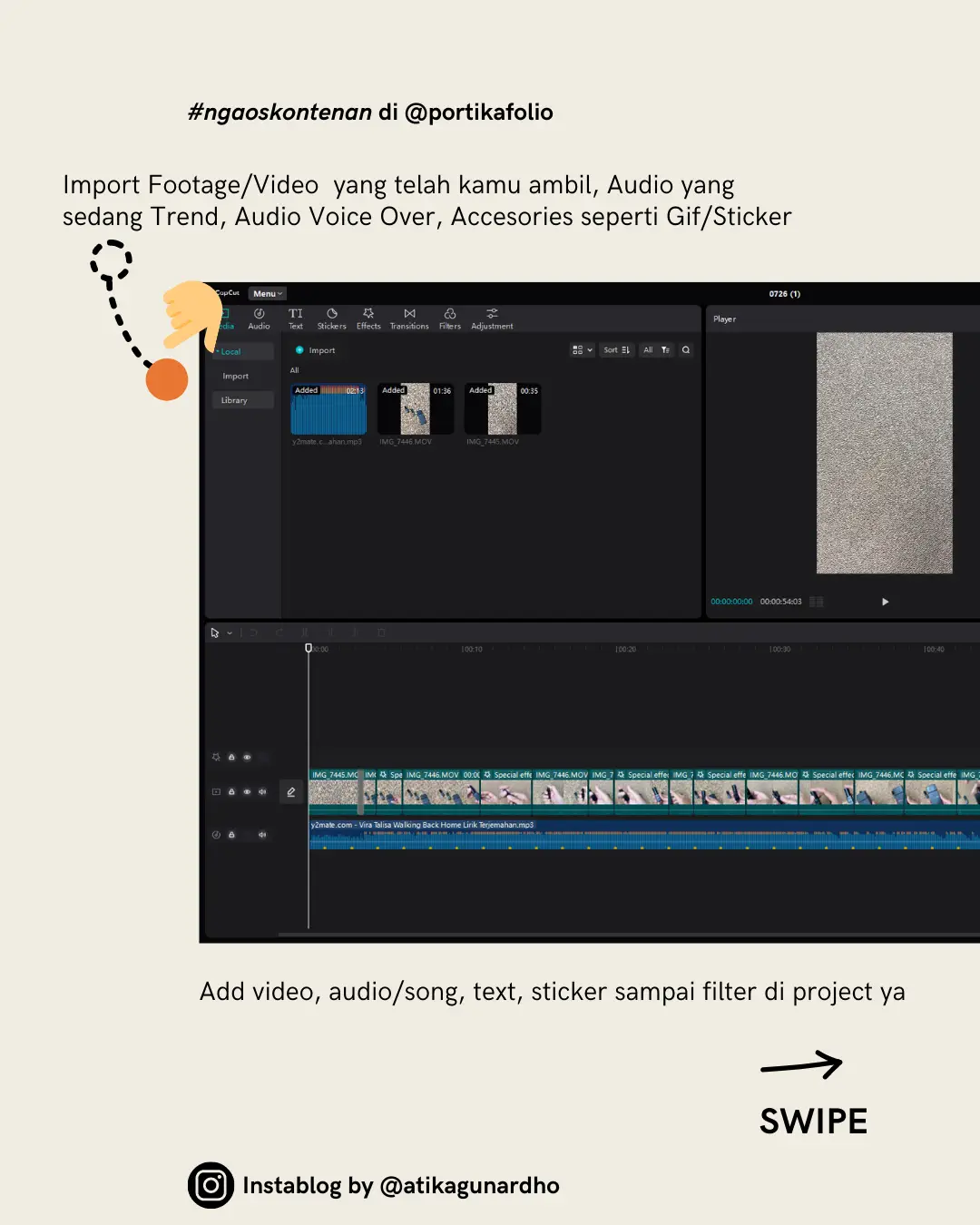CapCut Magic : Audiohacks | Galeri diposting oleh Atika Gunardho | Lemon8
