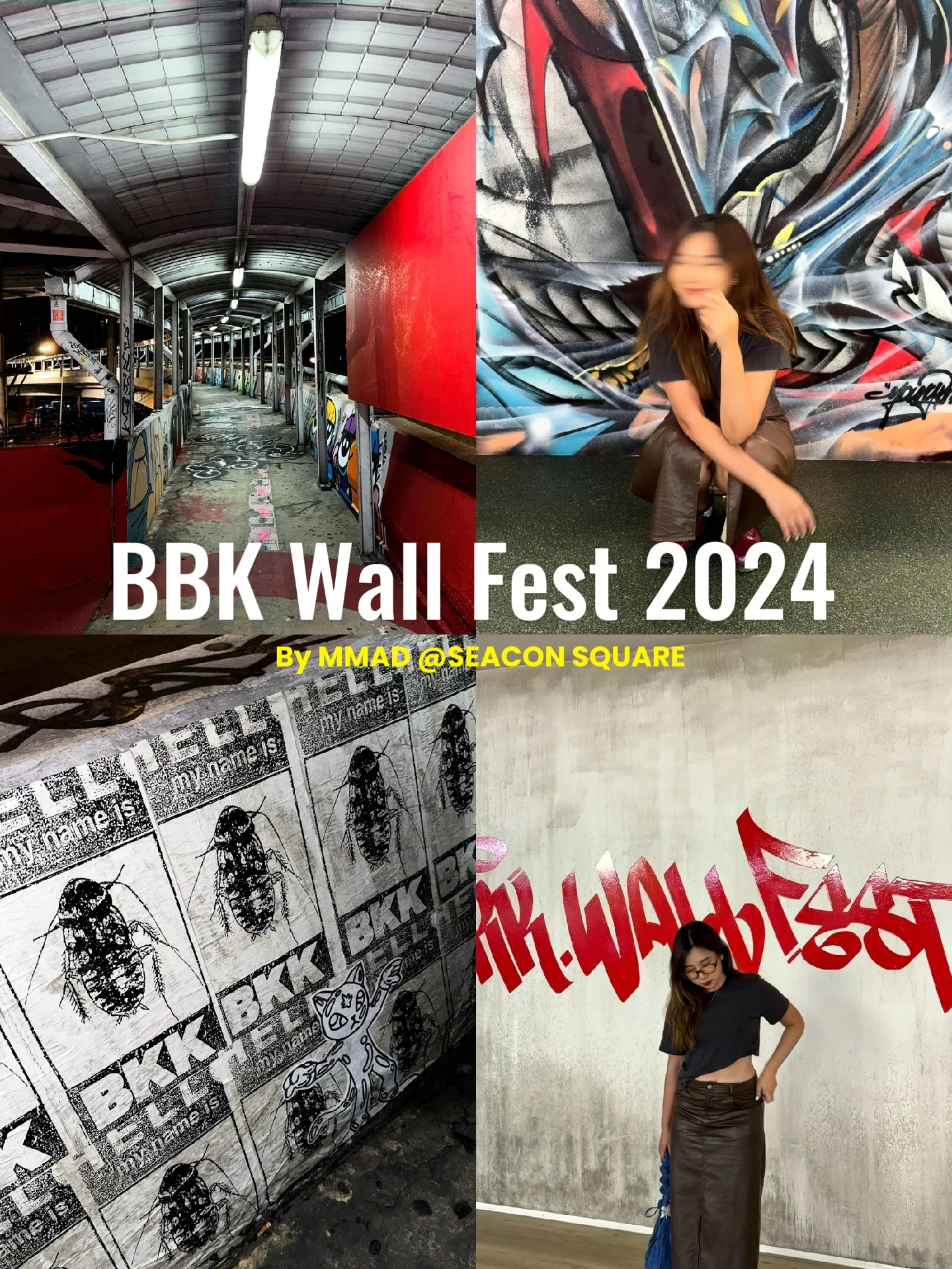 BBK Wall Fest 2024 ถ่ายรูป Street Art เข้าฟรี | แกลเลอรีที่โพสต์โดย Tonfernbracken | Lemon8