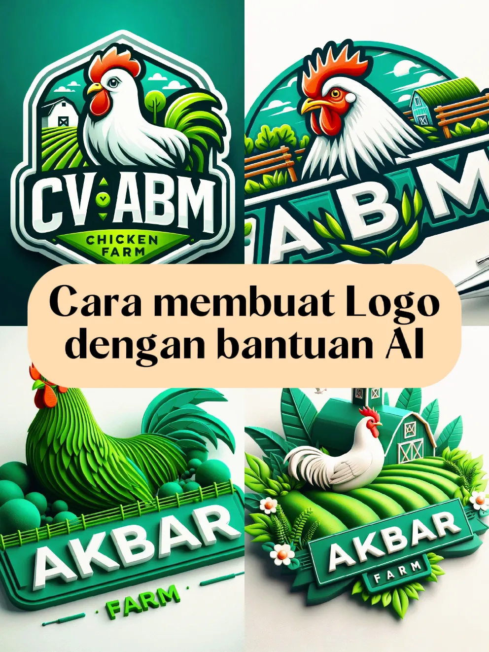 Cara membuat Logodengan bantuan AI | Galeri diposting oleh momoshiki ...