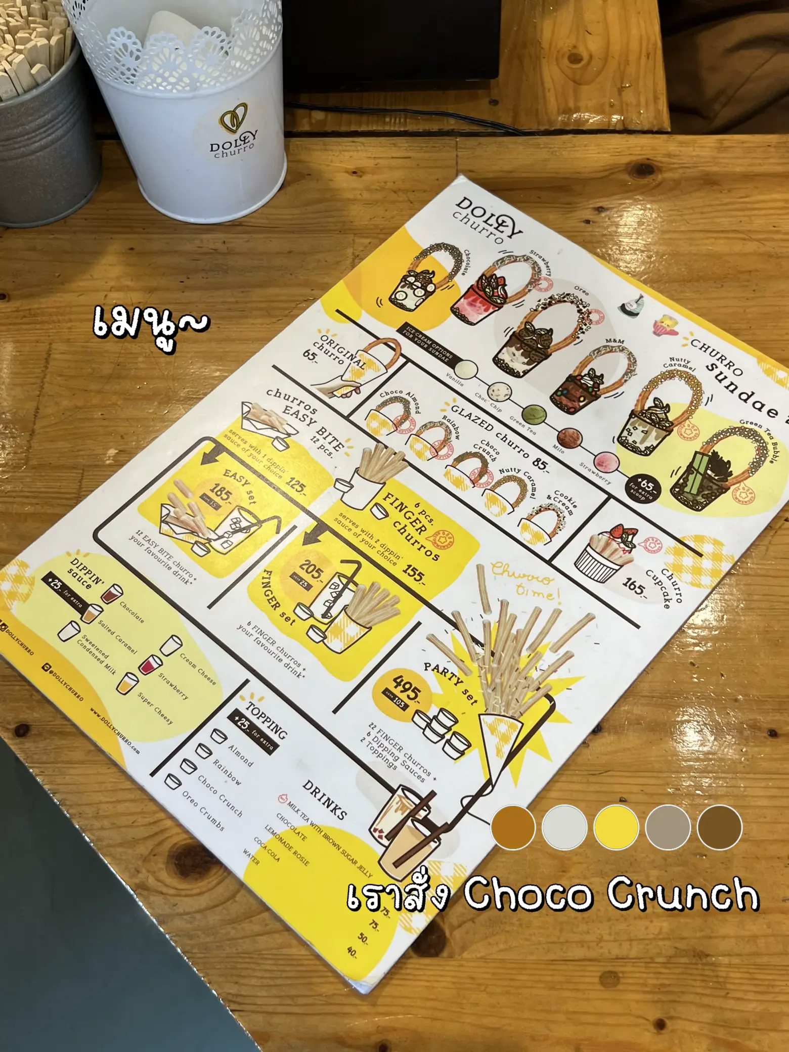 ร้านชูโรสเจ้าดัง🍩| CHURRO SHOP @The Commons thonglor | แกลเลอรีที่โพสต์ ...