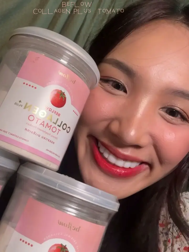 Beflow Collagen Plus Tomato | วิดีโอที่เผยแพร่โดย มอกอพารีวิวบ้าง | Lemon8