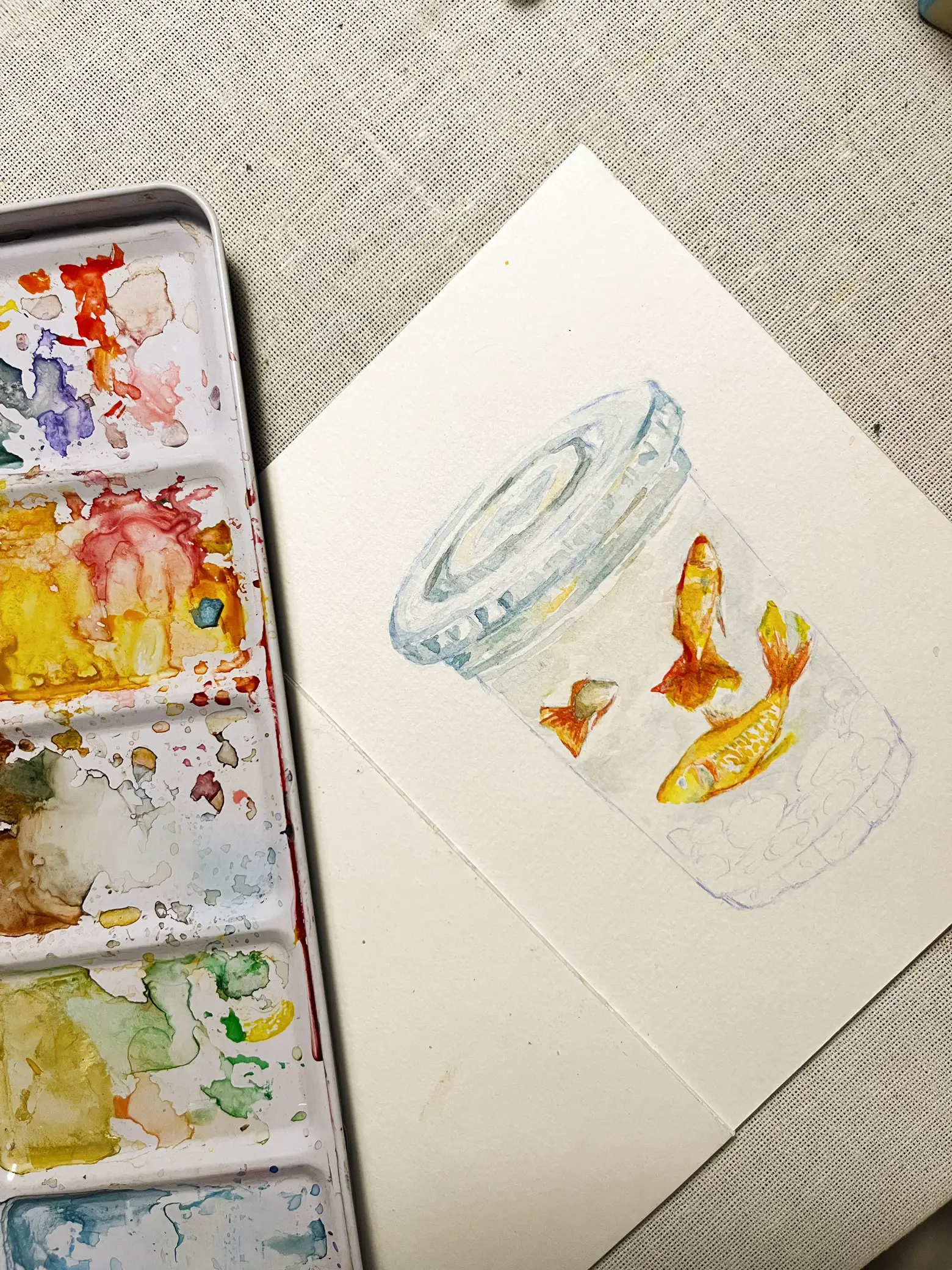 Fish in a cup | ว่าง เลย วาด | ep.3 | แกลเลอรีที่โพสต์โดย mobgo. | Lemon8