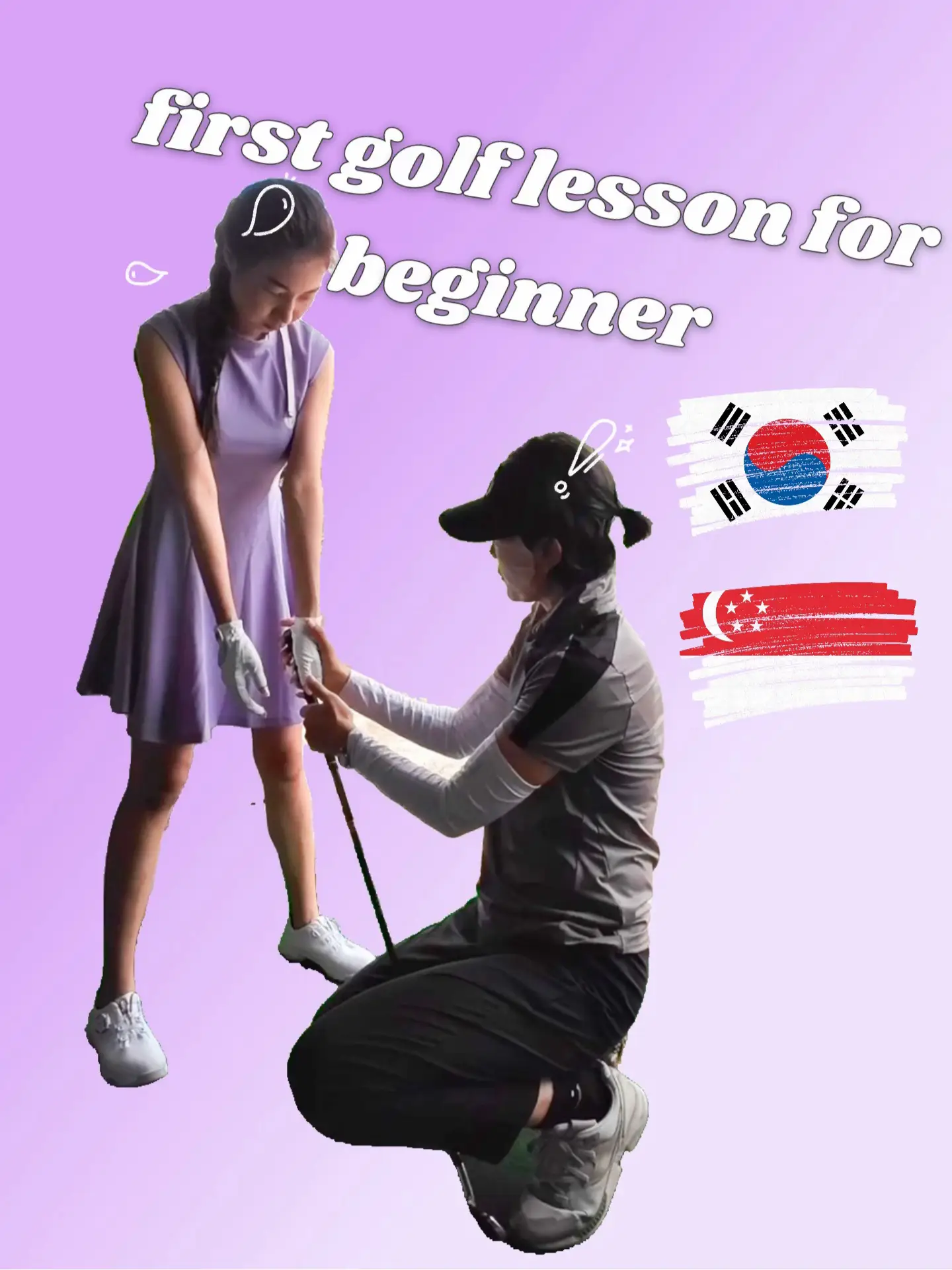🇰🇷⛳️🏌️‍♀️First golf lesson with a female Korean coach | Video published by Kimmie | Lemon8