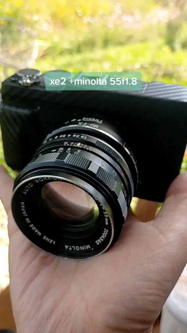 fujifilm xe2 + minolta 55f1.8 portrait หลังละลาย | วิดีโอที่เผยแพร่โดย Alphak | Lemon8