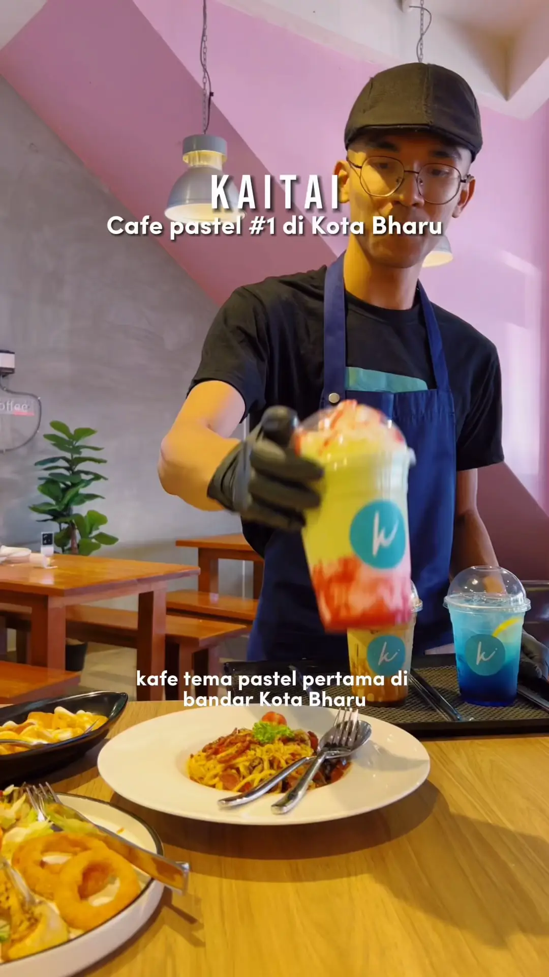 KAFE TEMA PASTEL DI KOTA BHARU | Video diterbitkan oleh CEO KOTA BHARU | Lemon8