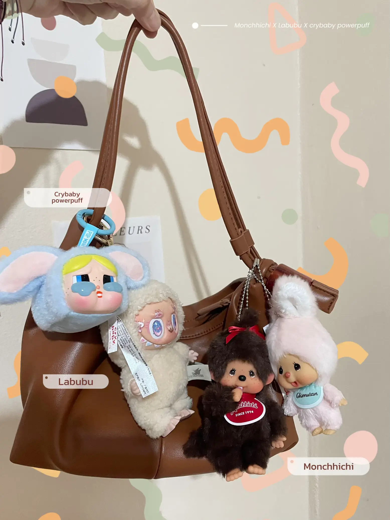 Monchhichi X Labubu X crybaby powerpuff | แกลเลอรีที่โพสต์โดย Plőy ...