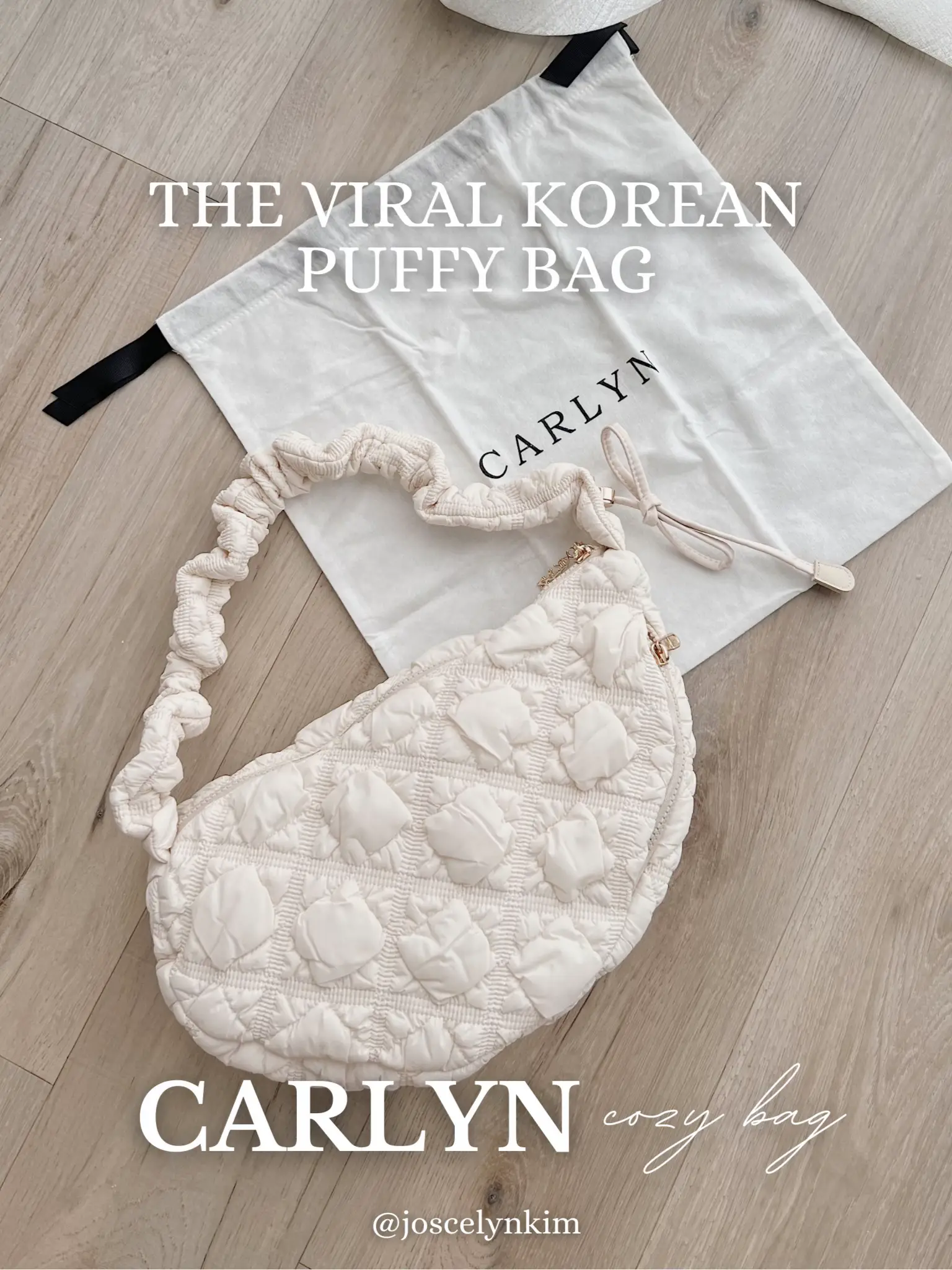 Tas puffy korea VIRAL: Carlyn Cozy Bag ☁️ | Video dipublikasikan oleh ...