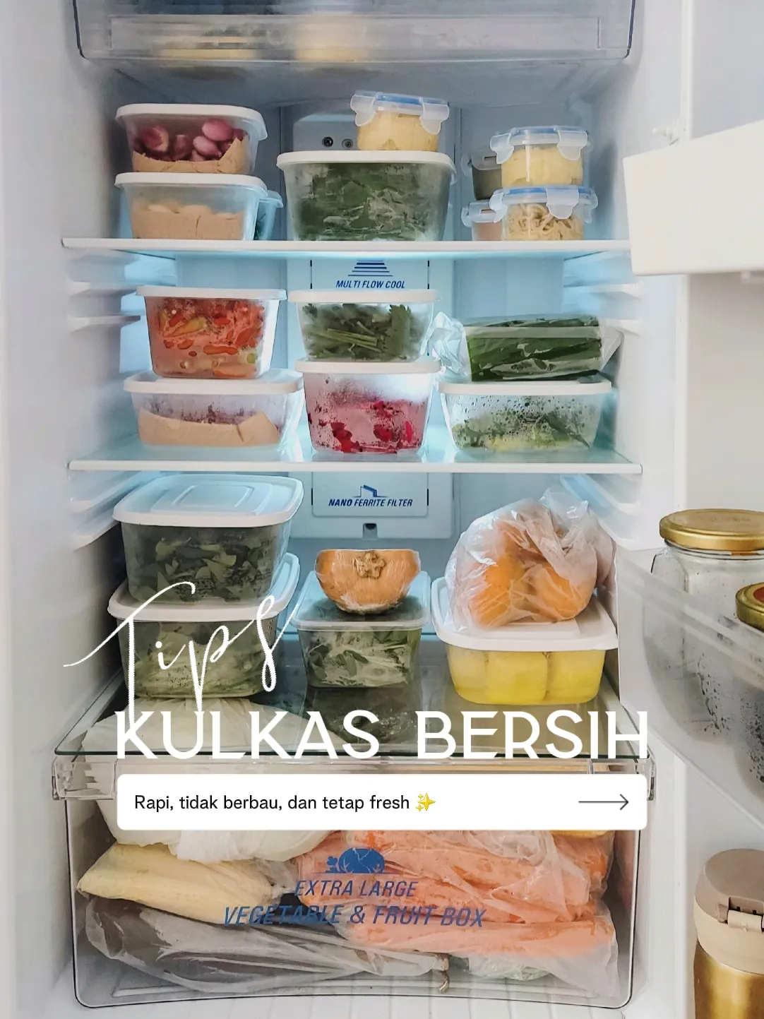 Tips Kulkas Bersih & Rapi | แกลเลอรีที่โพสต์โดย Fasya | Lemon8