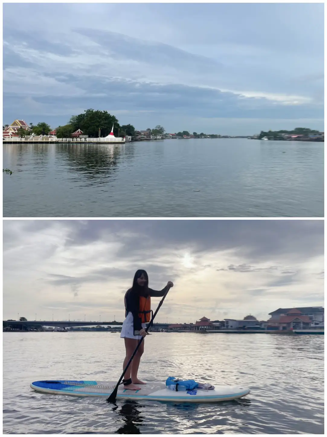 ชมพูพาพาย SUP สายมู สายลุย รอบเกาะเกร็ด ฉบับ สาว 30+ | แกลเลอรีที่โพสต์โดย ชมพูพาพาย | Lemon8