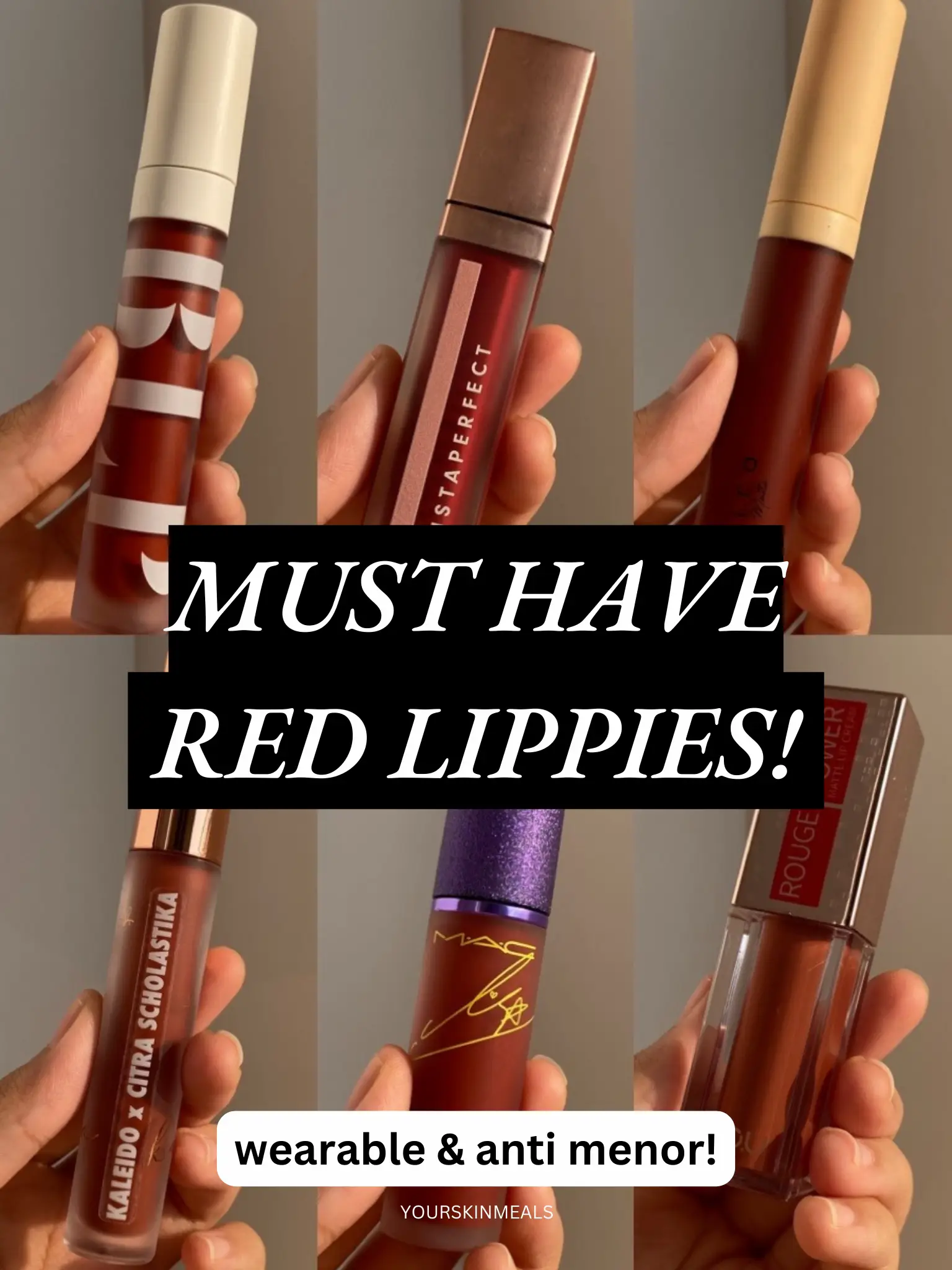 MUST HAVE RED LIPPIES ANTI MENOR! 💋 | Galeri diposting oleh ...