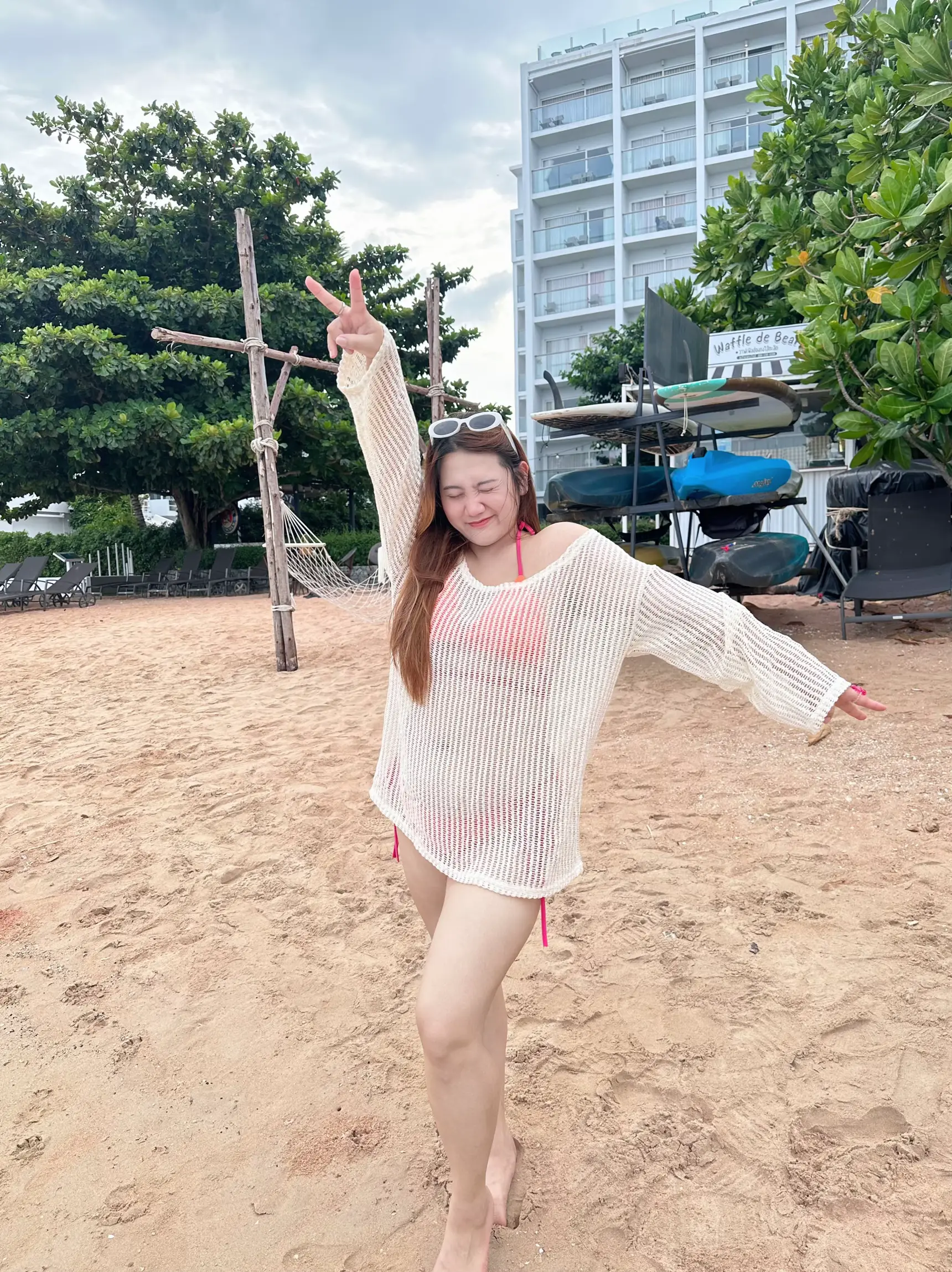 ไอเดียเสื้อผ้าสาวอวบไปทะเลยั่วๆจ้า | แกลเลอรีที่โพสต์โดย Chomploy | Lemon8