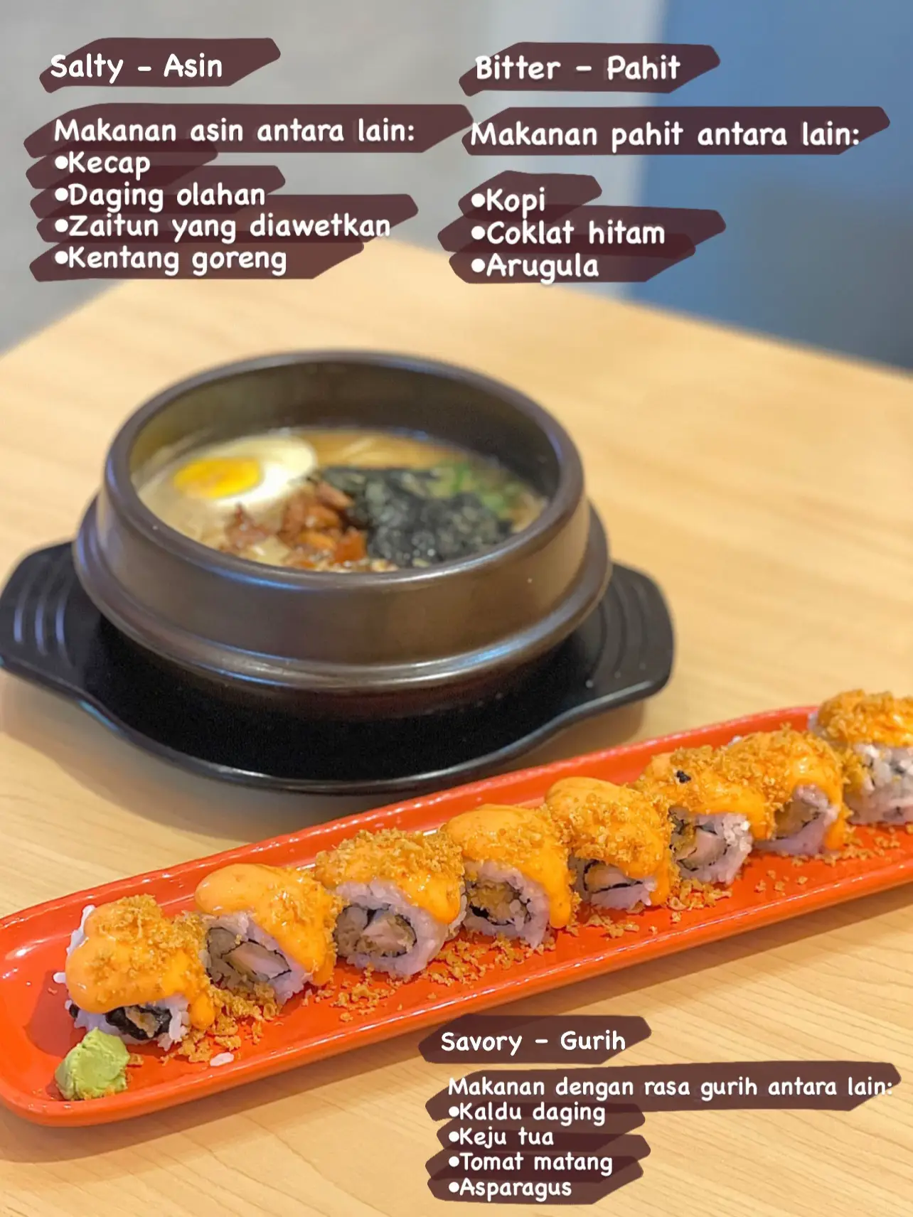 5 Jenis Rasa Dalam Bahasa Inggris📓 | Galeri diposting oleh Desilianaa ...