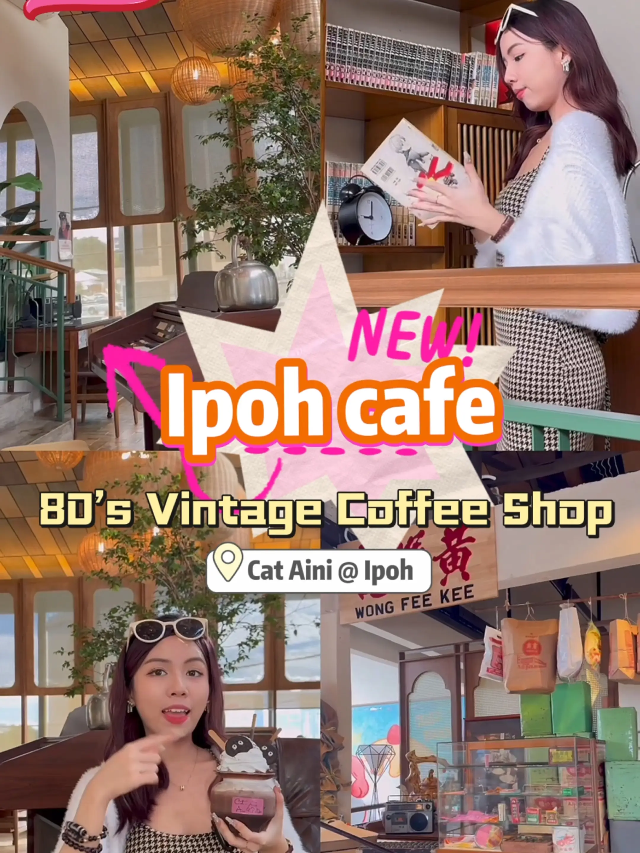 🇲🇾 Cafe in Ipoh! Take a Journey Back to 80‘s 📀 | Video diterbitkan oleh Let'si WE Go | Lemon8