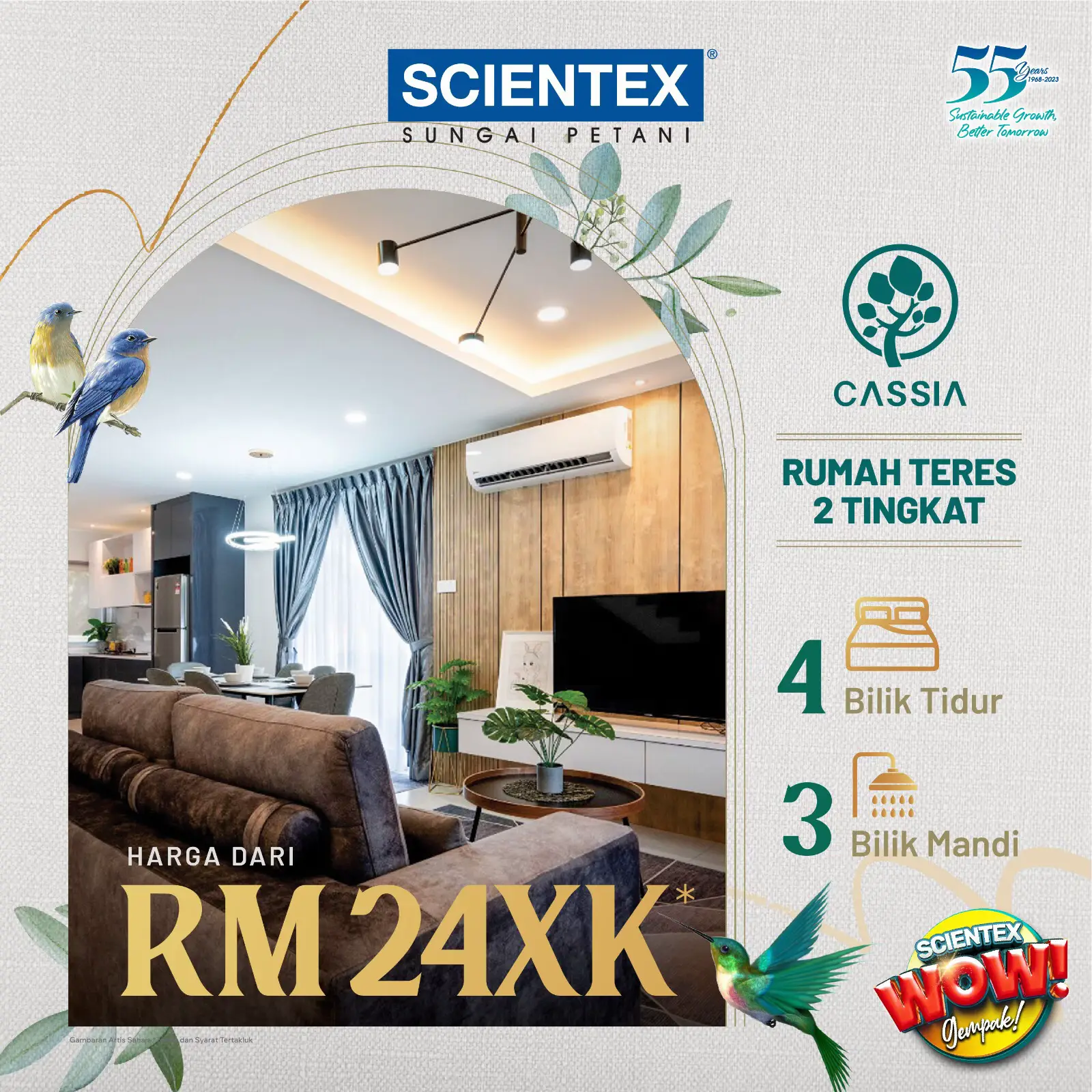 💥𝑾𝒐𝒘 𝑮𝒆𝒎𝒑𝒂𝒌💥 Bookin | Galeri disiarkan oleh Scientex SP | Lemon8