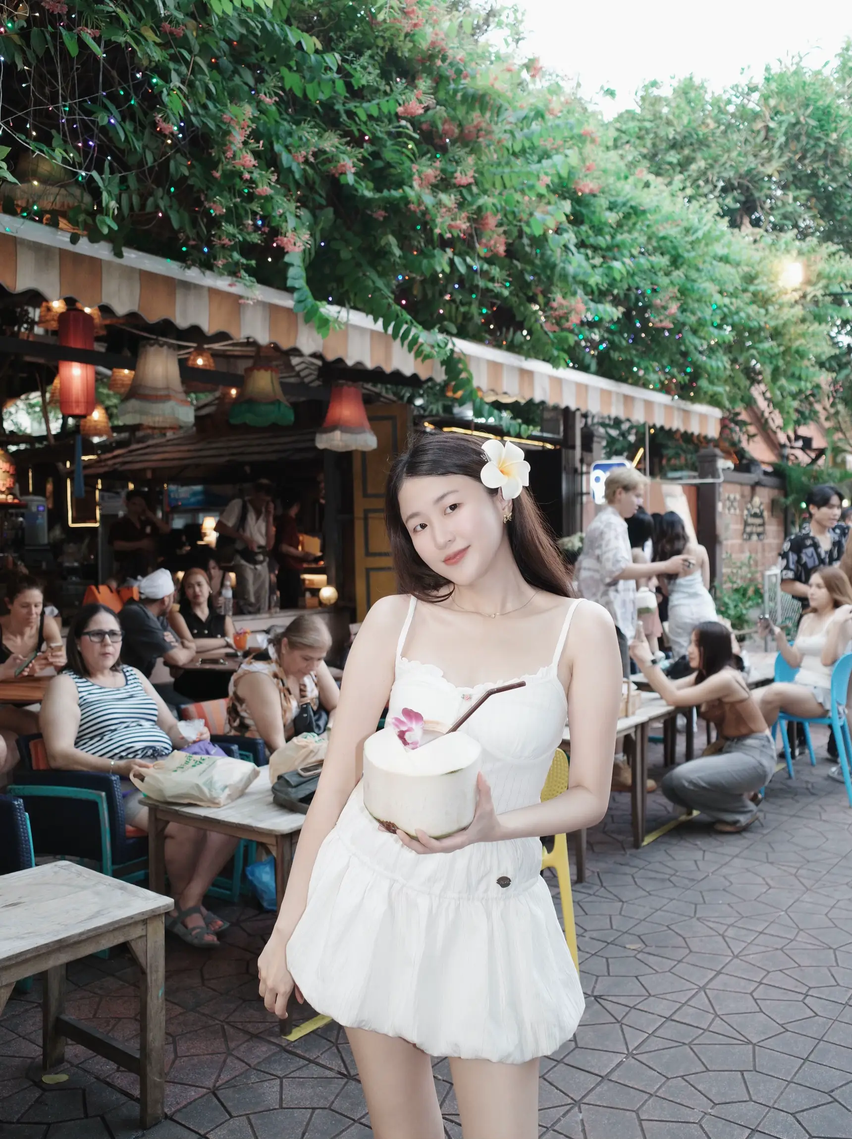 แวะเช็กอิน Madame Musur ที่ถนนข้าวสาร 🌿 | แกลเลอรีที่โพสต์โดย PIMMY〰️🧸 | Lemon8