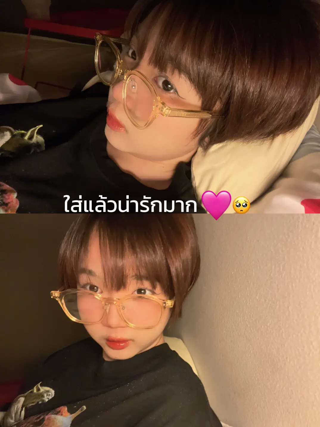 กรอบแว่นสีส้มราคาน่ารัก | แกลเลอรีที่โพสต์โดย Baby_petch | Lemon8