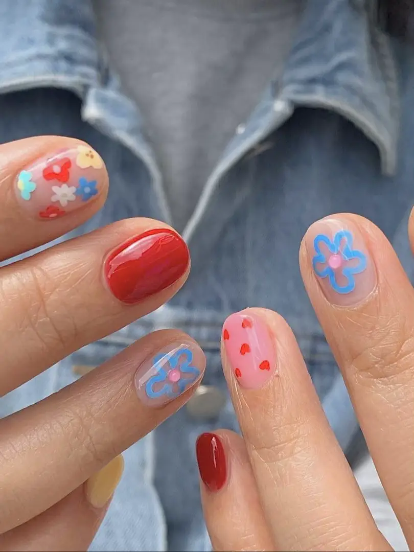 แจกลายเล็บสุดคิ้วท์ | แกลเลอรีที่โพสต์โดย Tata.np | Lemon8