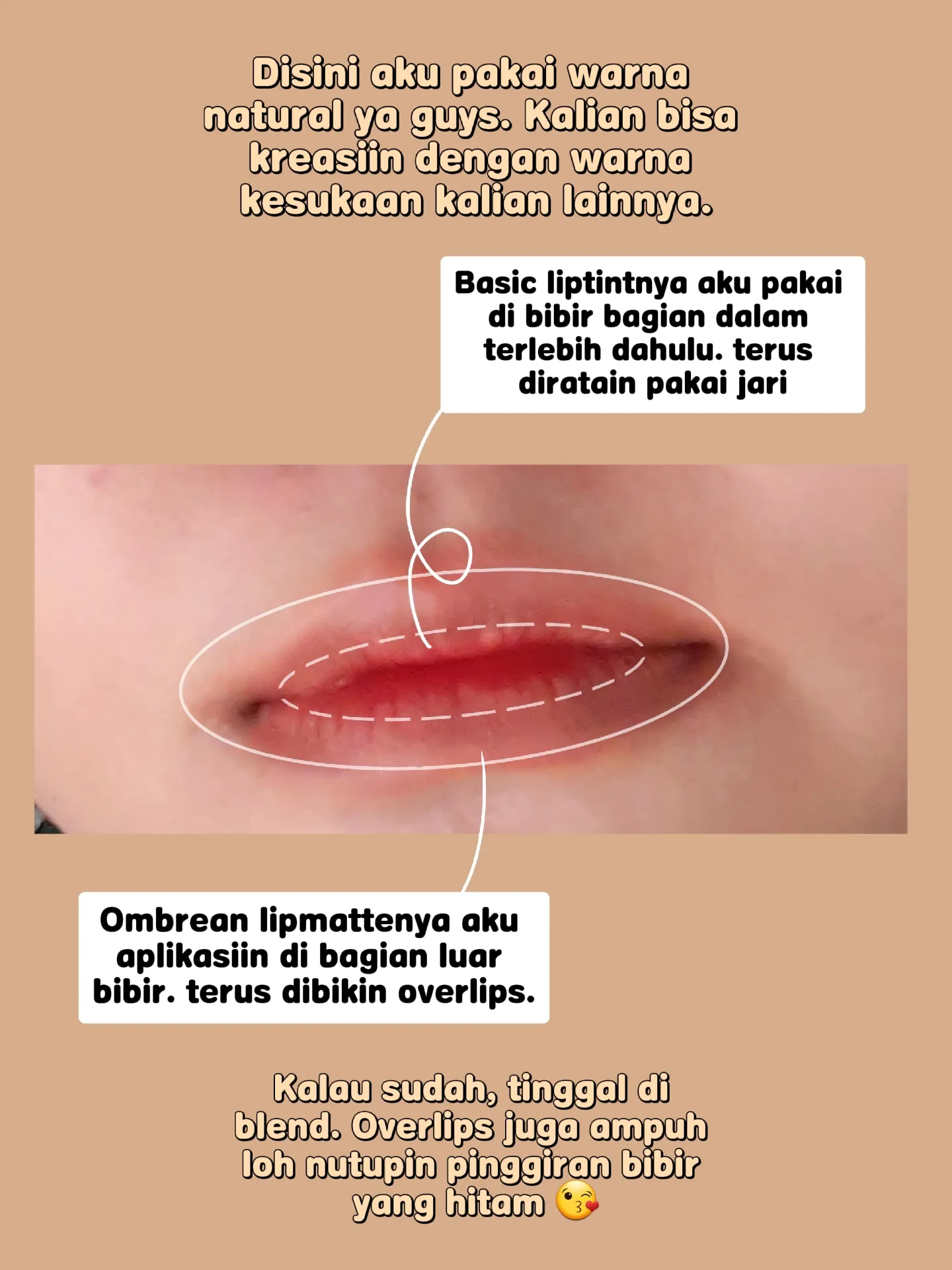 Ombre Bibir yang Gak Bikin Berat 🥰 | Galeri diposting oleh yan | Lemon8