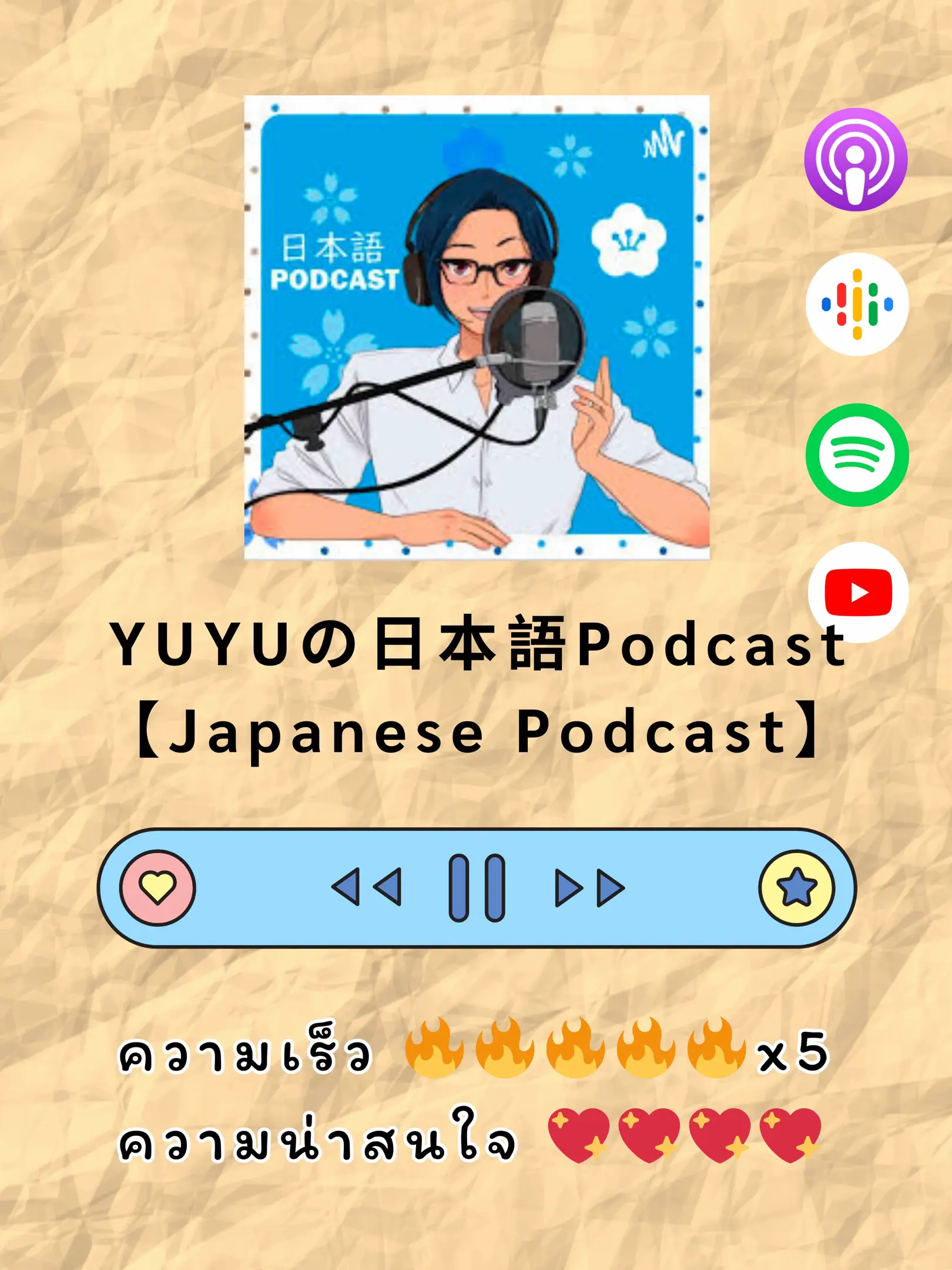แจก 9 Podcast Japanese ฟังตอนไหนก็เข้าหัว | แกลเลอรีที่โพสต์โดย World🌐 ...